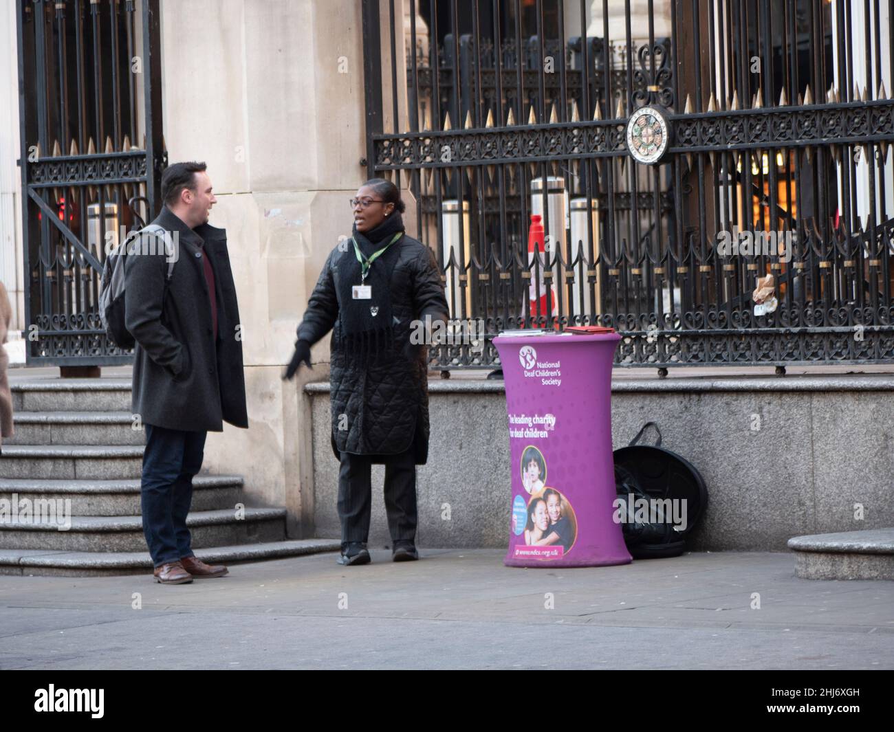 National deaf children's society, charity collector commonly known as ...