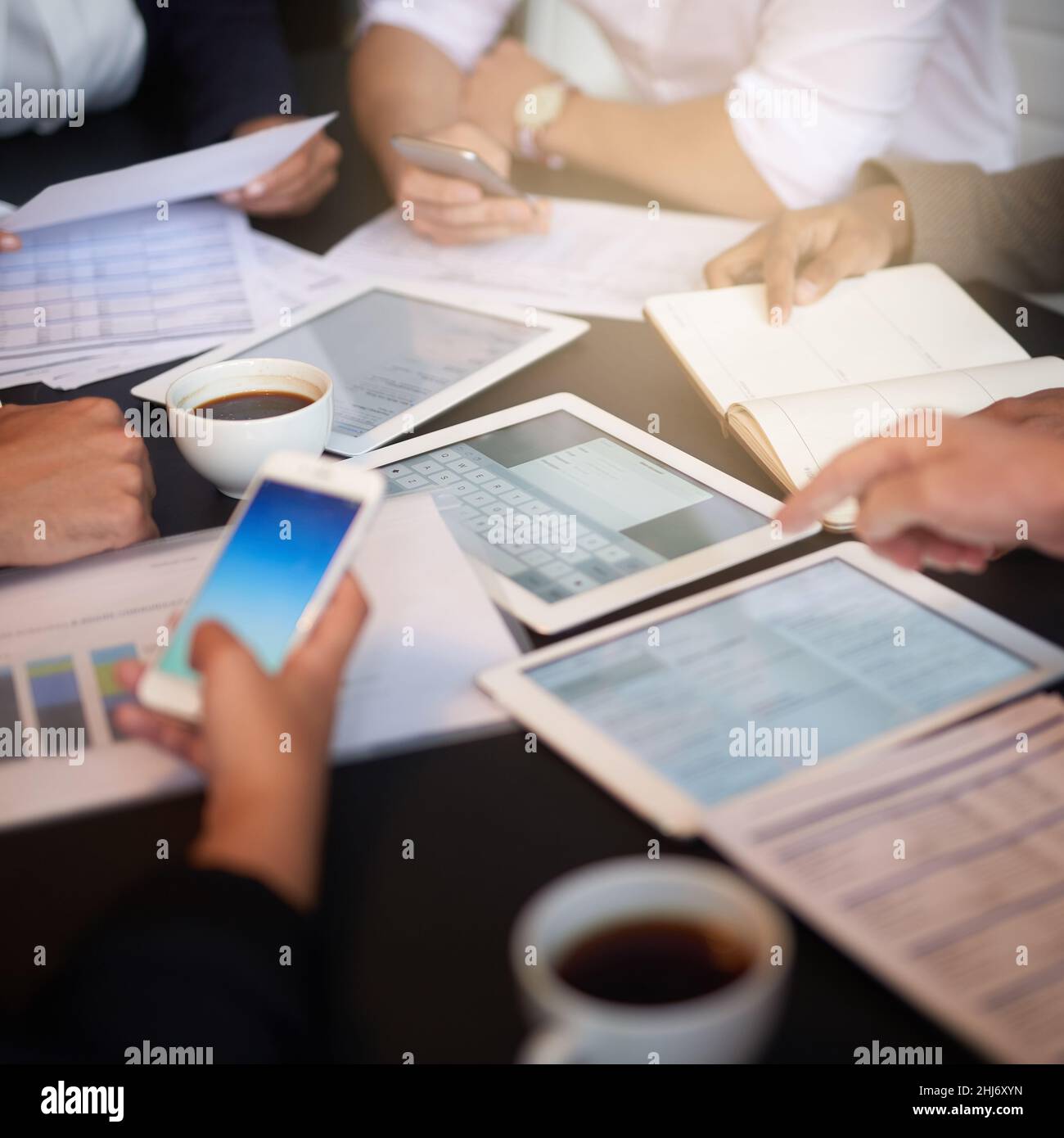 Bring your own device day at the office Stock Photo - Alamy