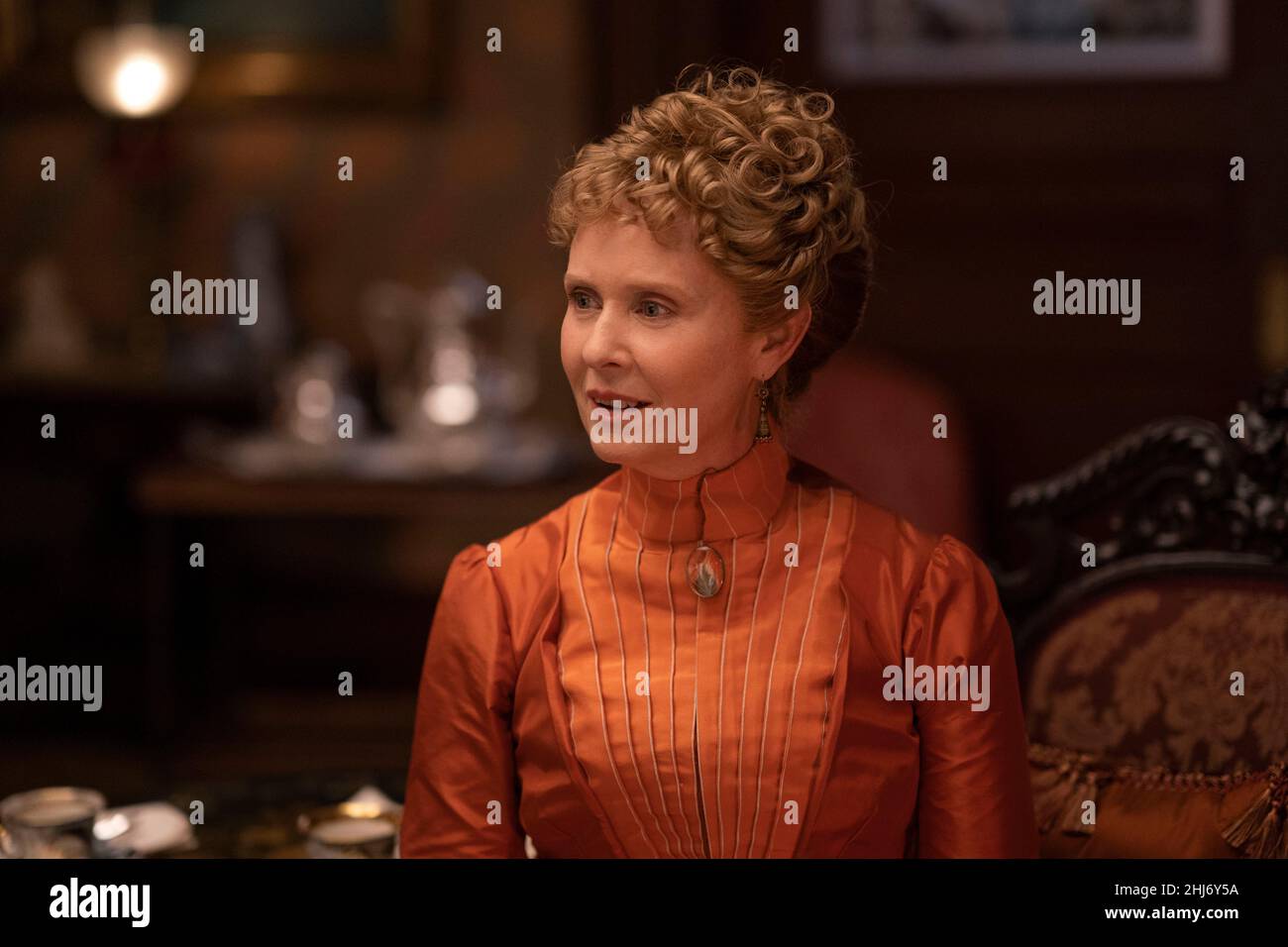CYNTHIA NIXON in THE GILDED AGE (2022), directed by MICHAEL ENGLER ...