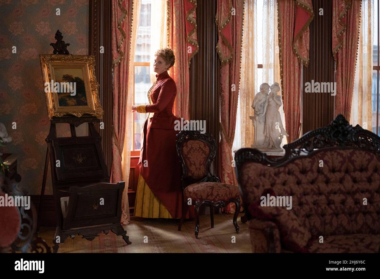CYNTHIA NIXON in THE GILDED AGE (2022), directed by MICHAEL ENGLER ...