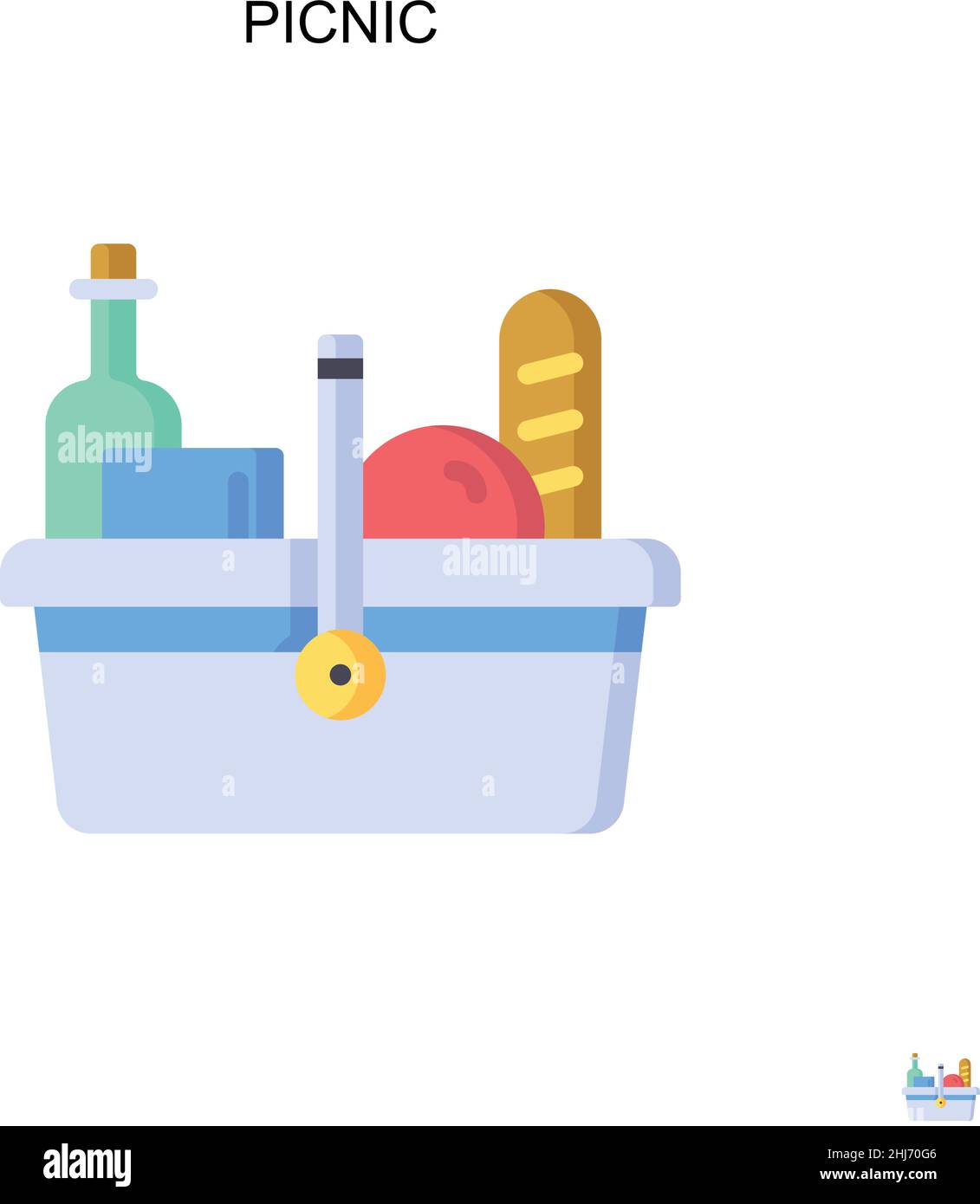 Picnic table icon hi-res stock photography and images - Alamy