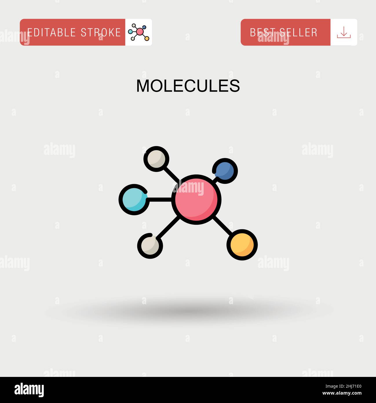 Oxygen molecules Stock Vector Images - Alamy