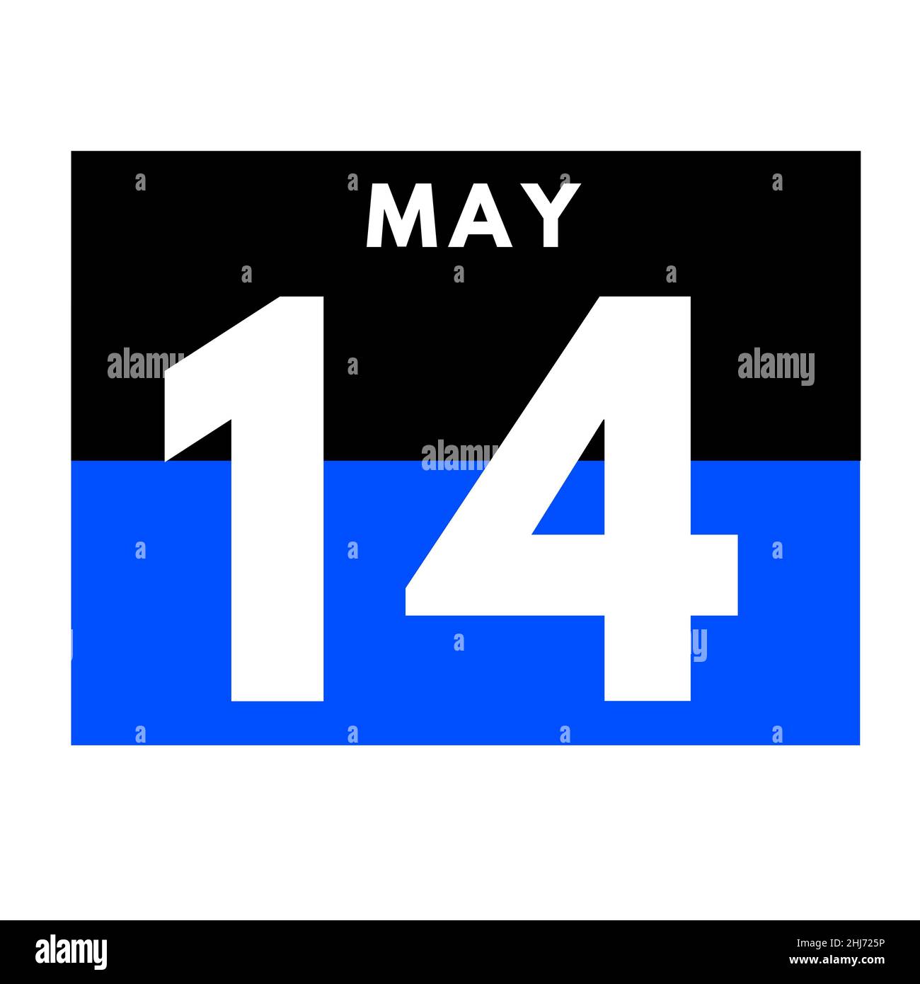May 14 . Flat daily calendar icon .date ,day, month .calendar for the ...
