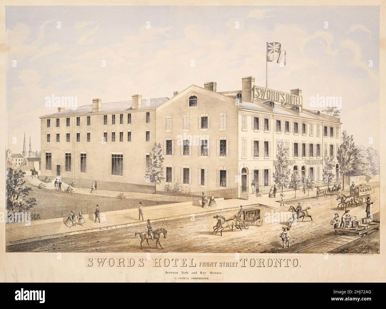 Swords Hotel, Front Street, Toronto, Ontario Stock Photo - Alamy