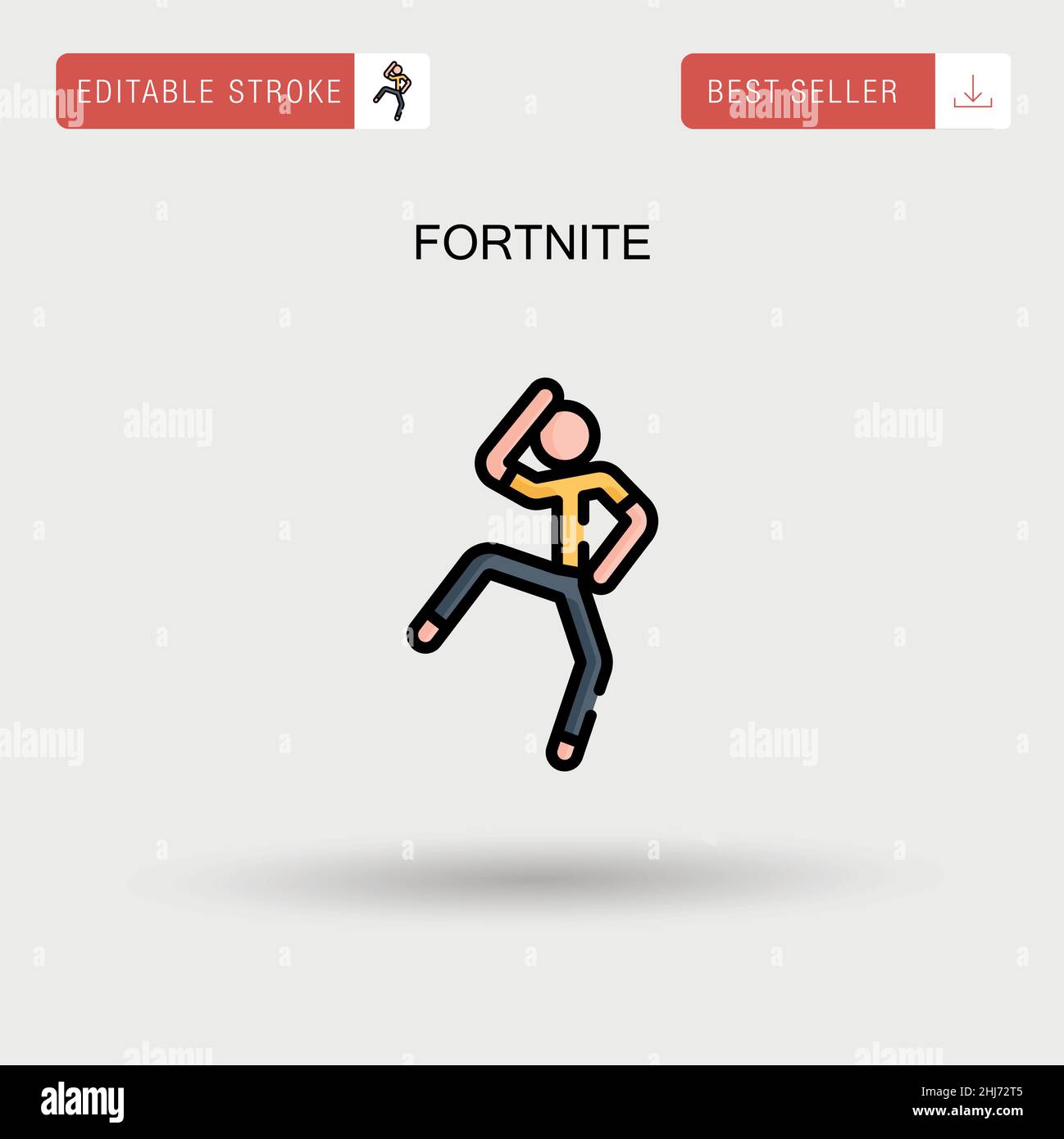 Fortnite dance Stock Vector Images - Alamy