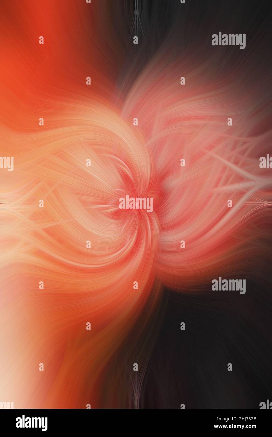 A abstract twisted light fibers effect background with spiral Stock ...