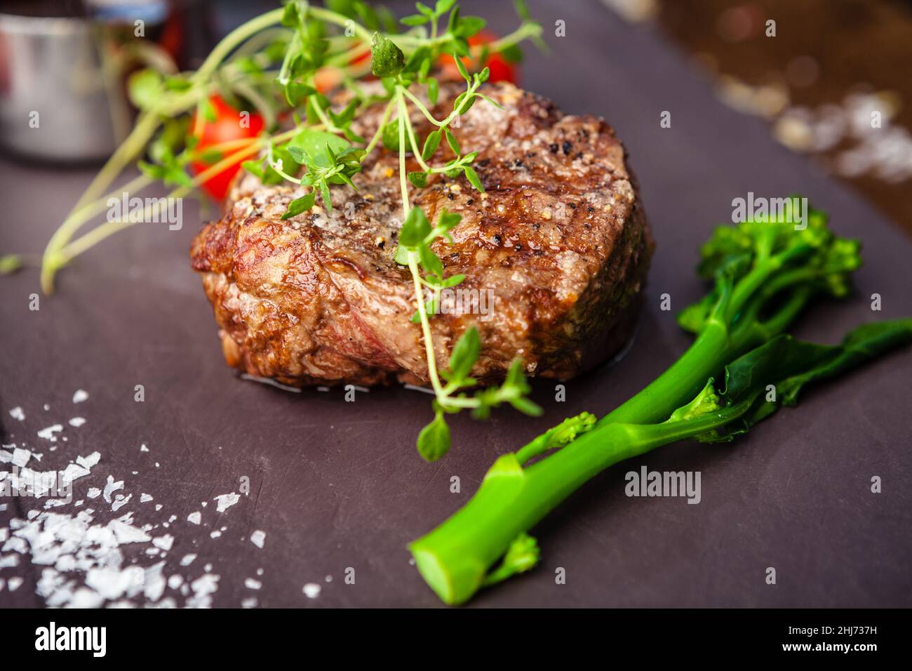 Estonian beef tenderloin steak. Delicious healthy traditional food ...