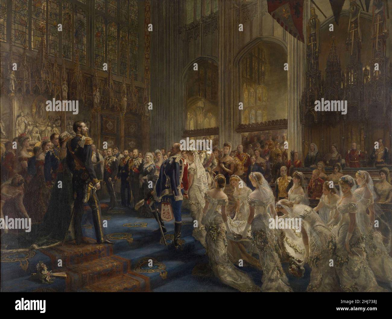 Sydney Prior Hall (1842-1922) - The Marriage of the Duke of Connaught ...
