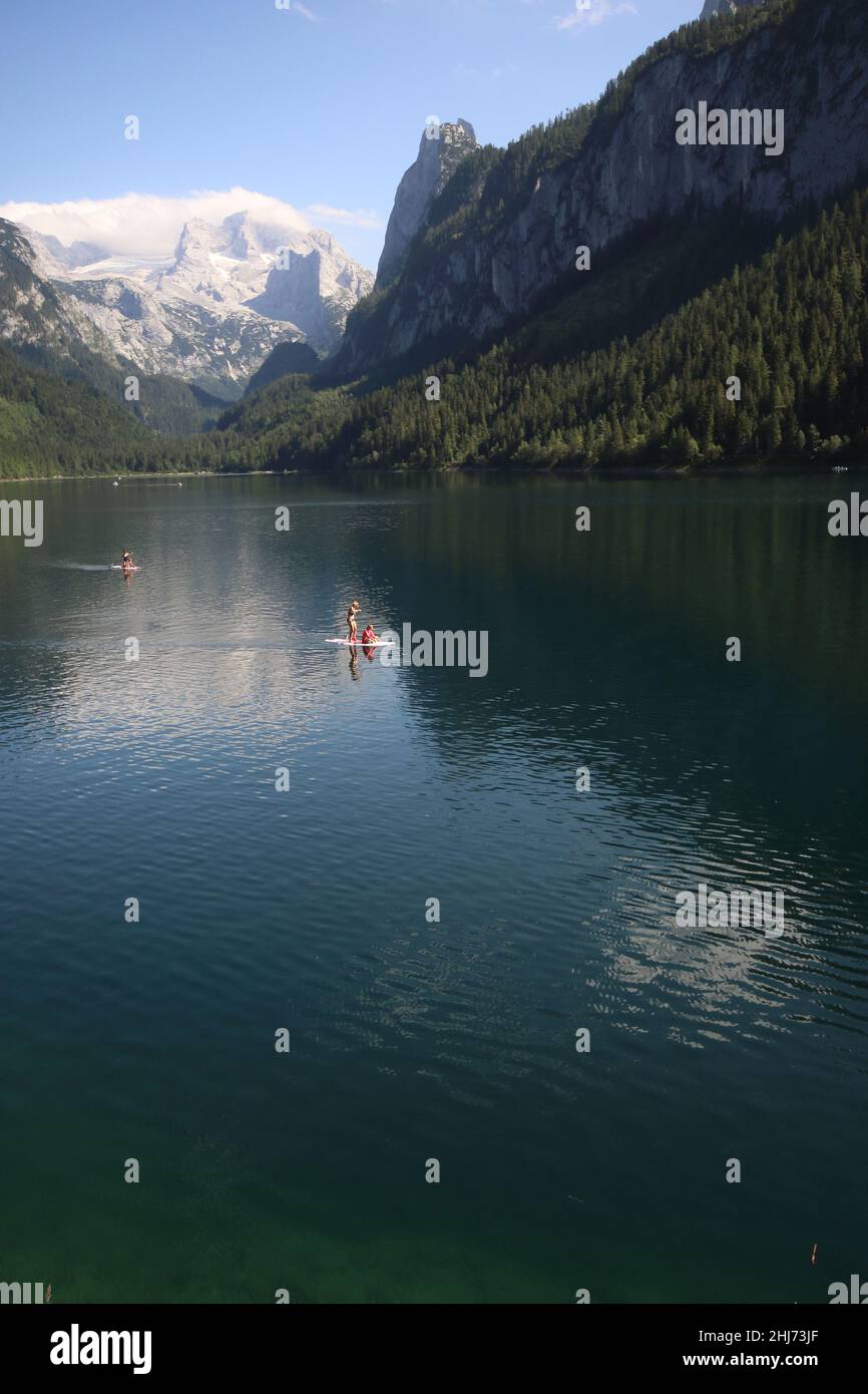 Gosau lake, Austria Stock Photo - Alamy