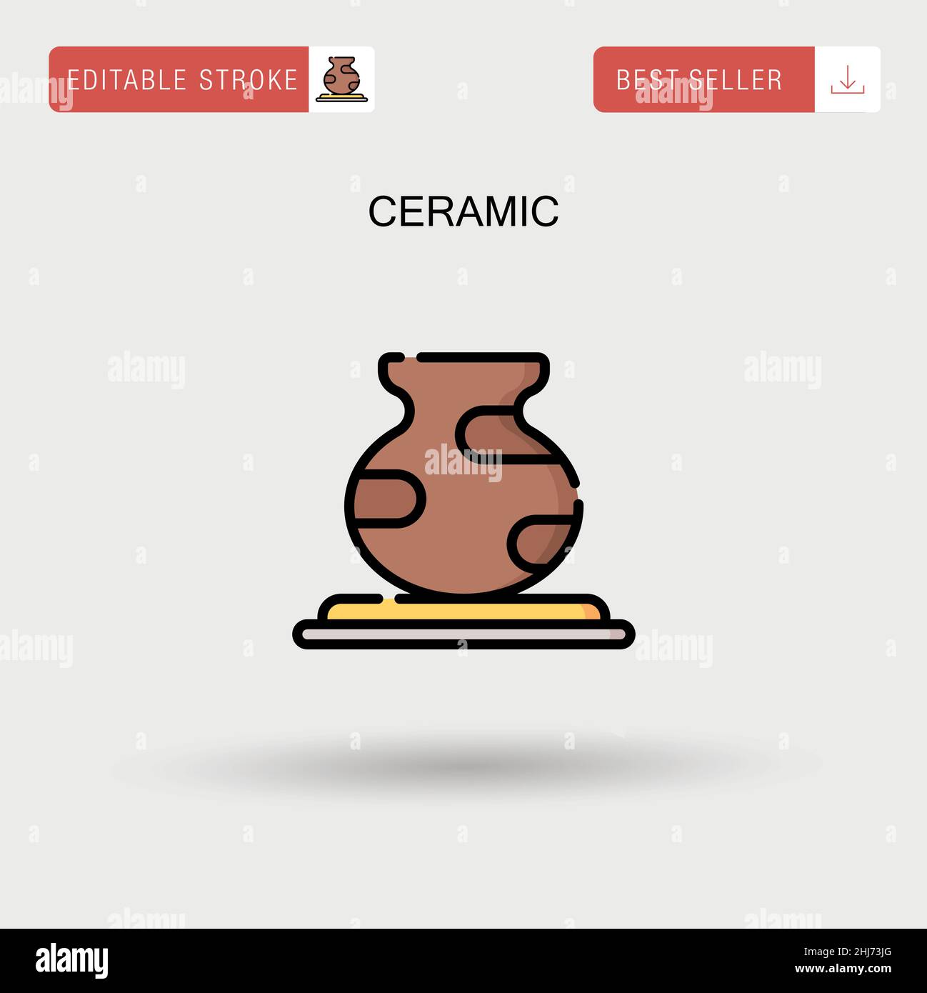 Pottery wall Stock Vector Images - Alamy