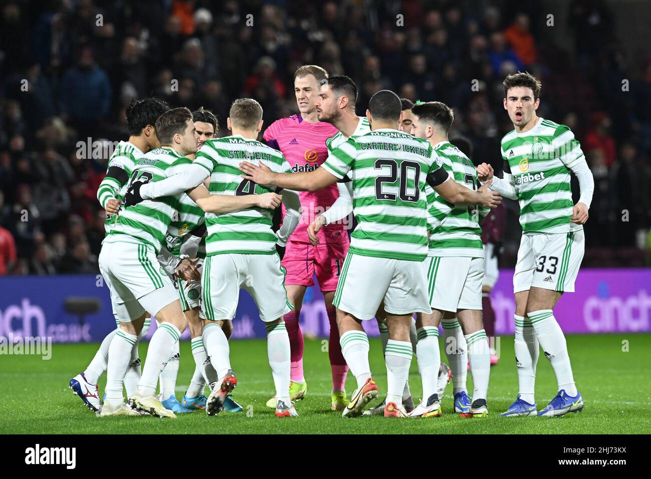 The celtic team huddle hi-res stock photography and images - Alamy