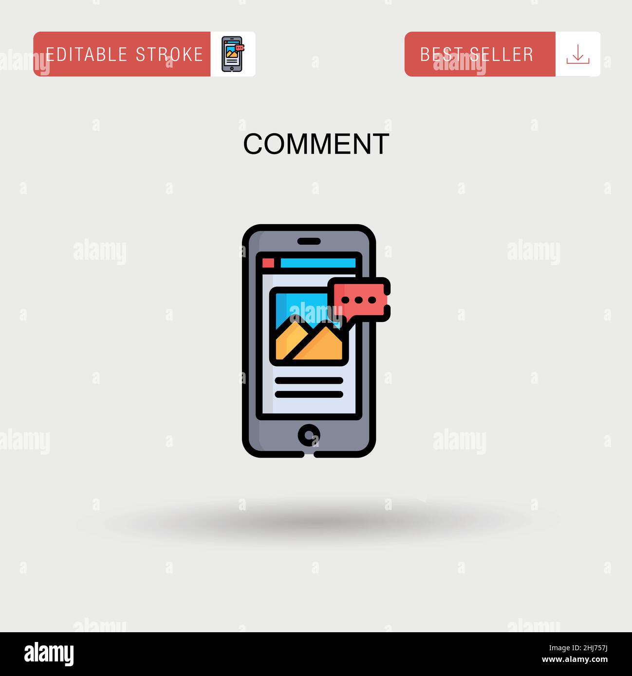 Social comment Stock Vector Images - Alamy