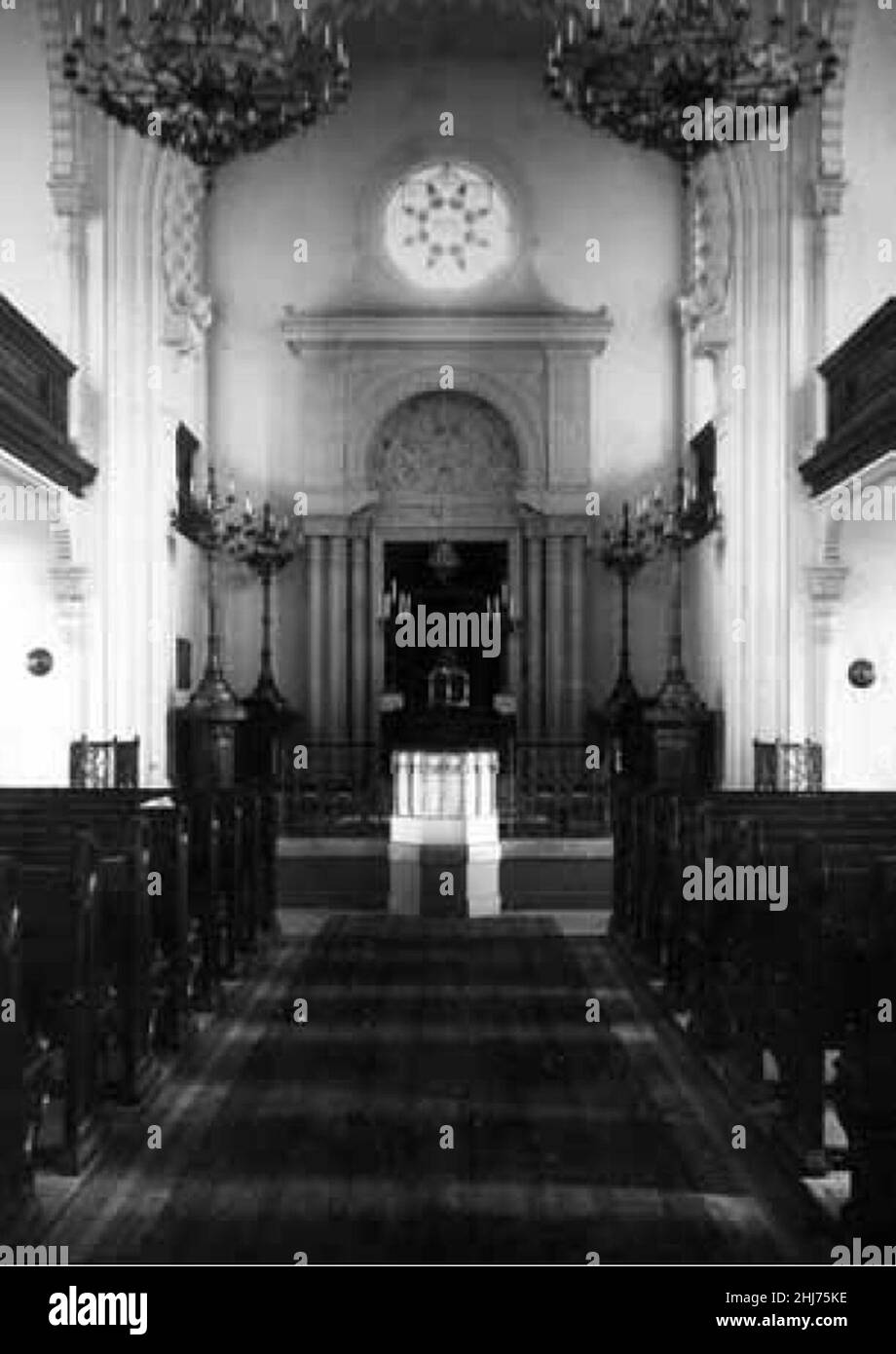 Synagogue of Gablonz - interior Stock Photo - Alamy