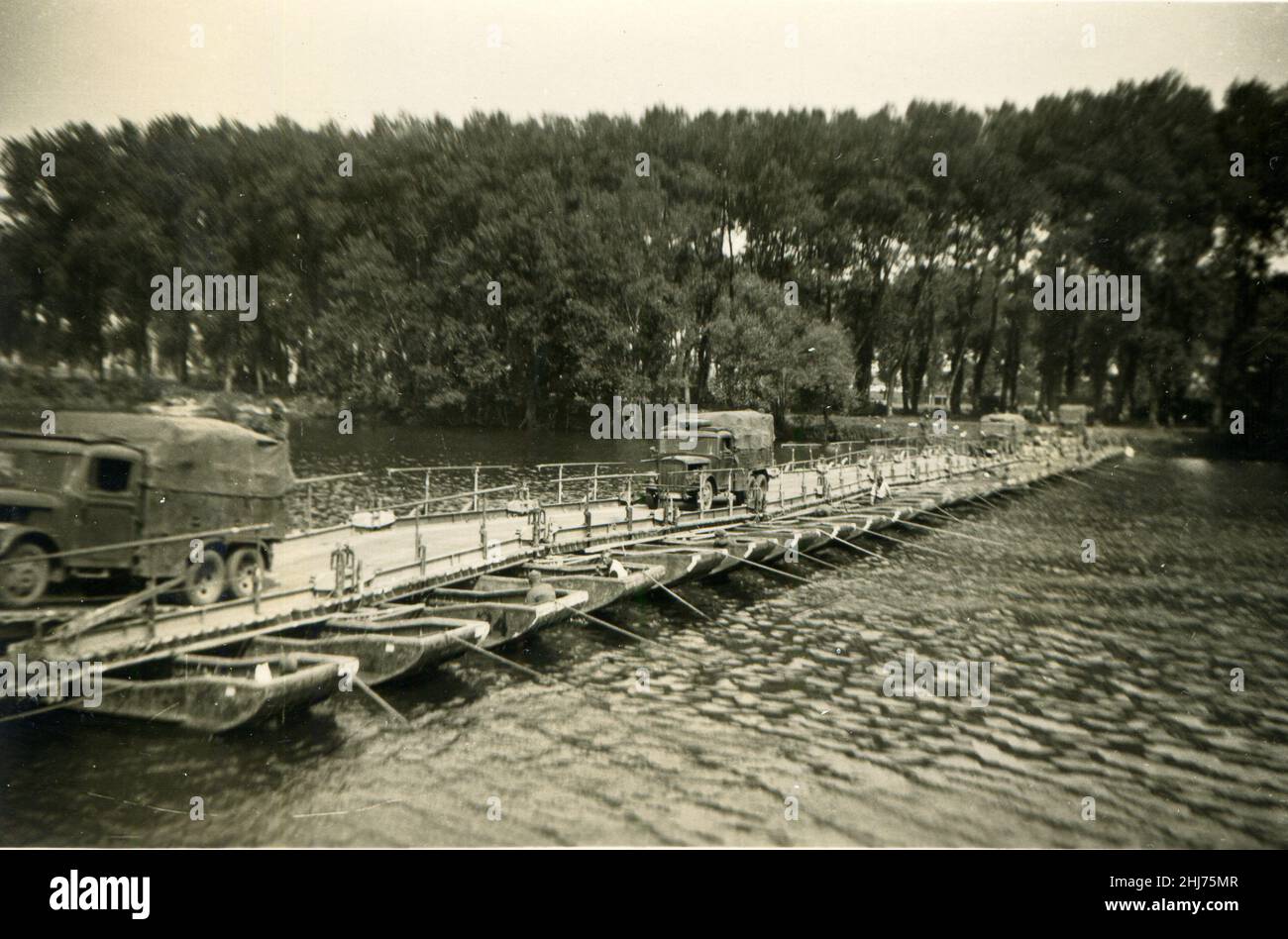WWII WW2 german soldiers invades France - 21 june 1940, Amboise, Loire ...