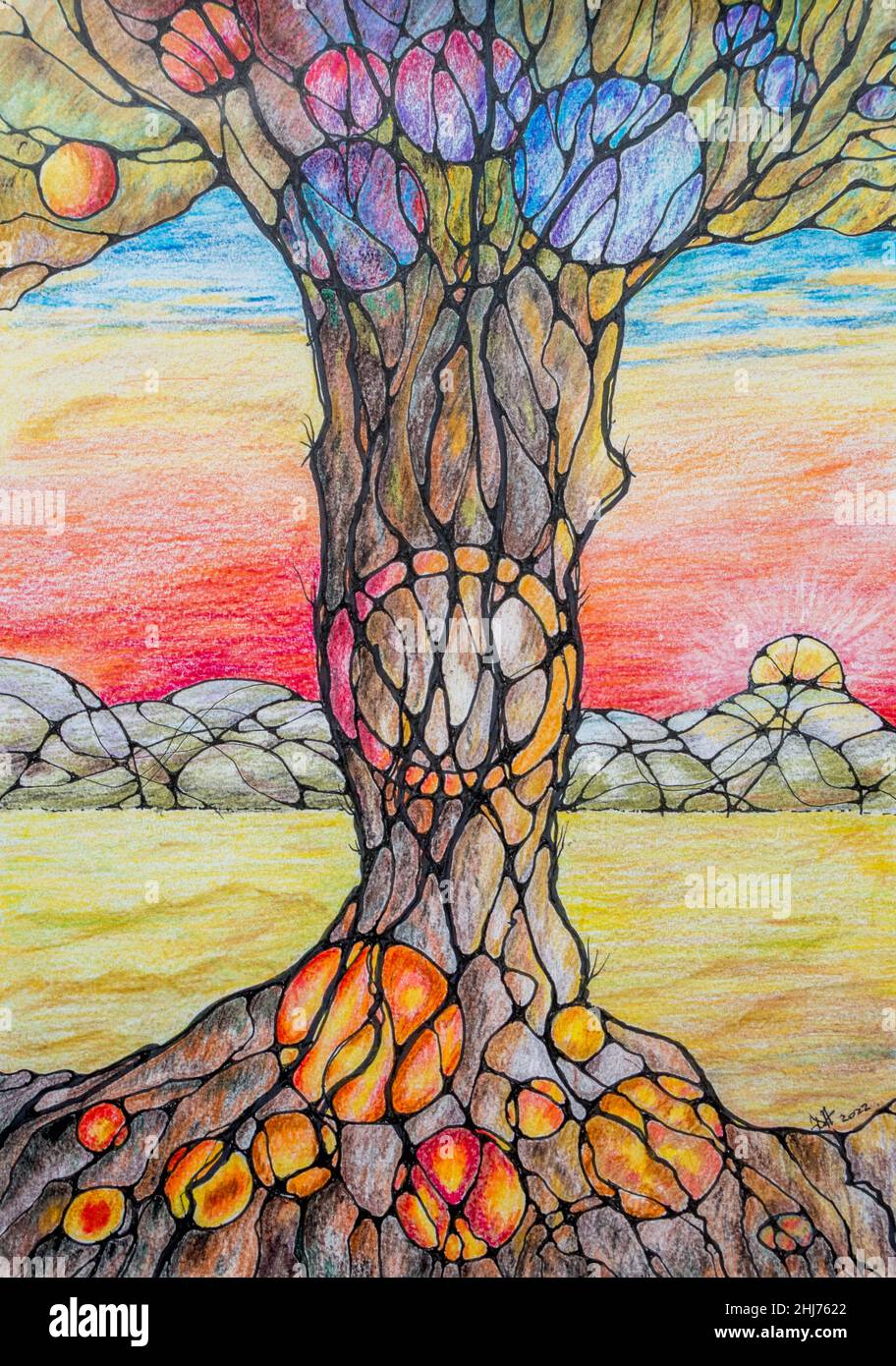 Neurographic art hi-res stock photography and images - Alamy