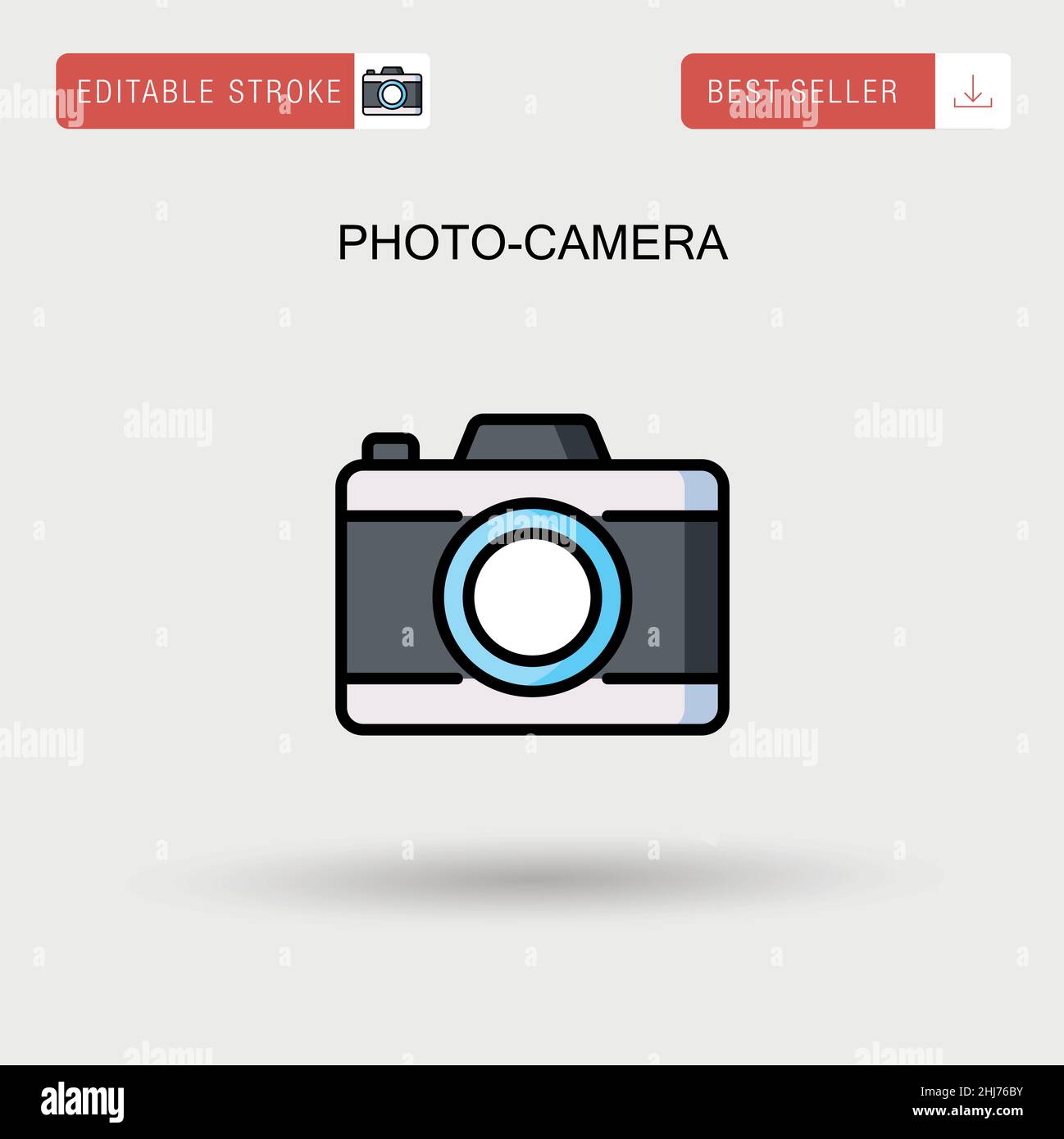 Digital compact camera illustration Stock Vector Images - Alamy