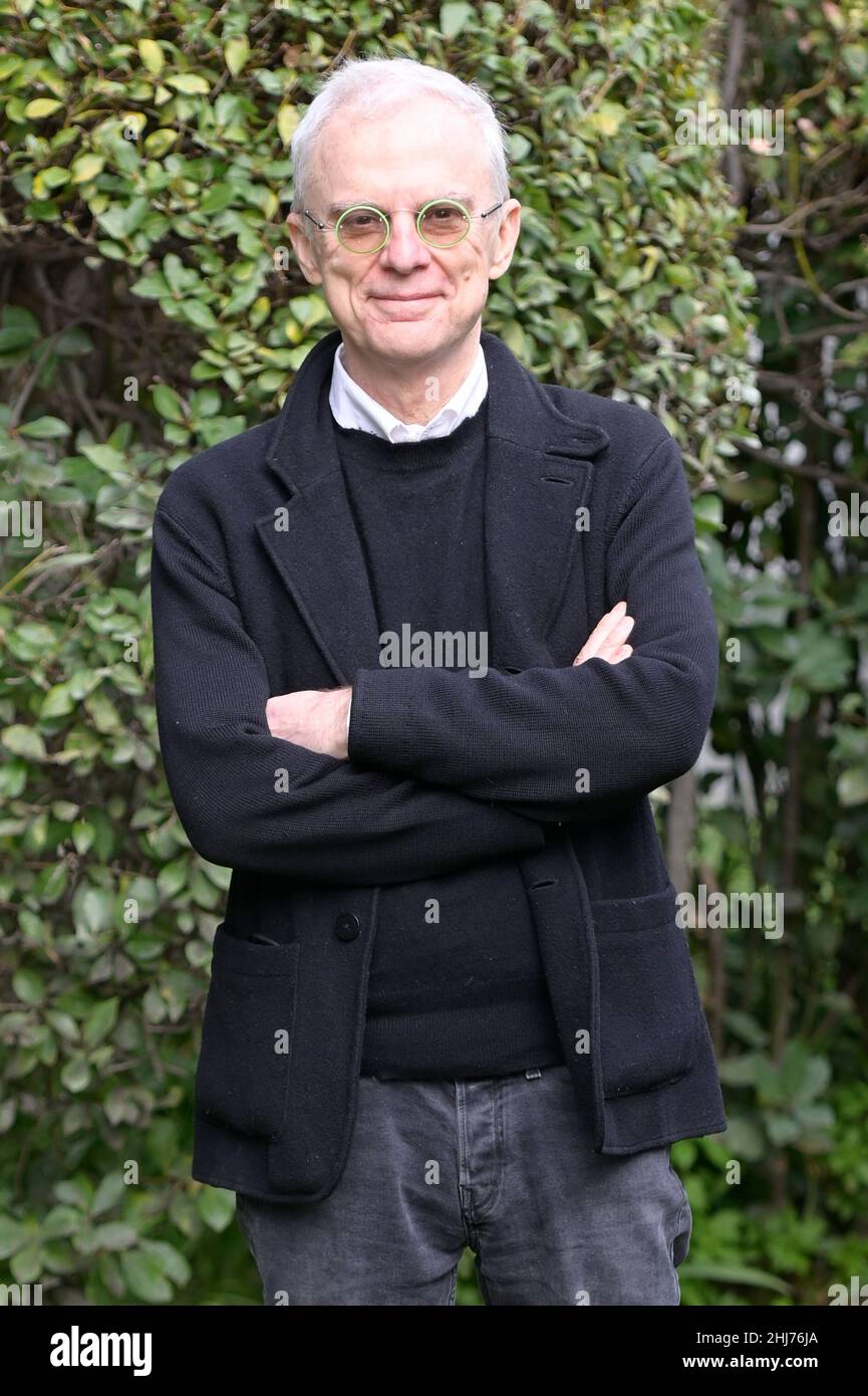 Daniele Luchetti attends the photocall of the Rai tv series L'amica ...
