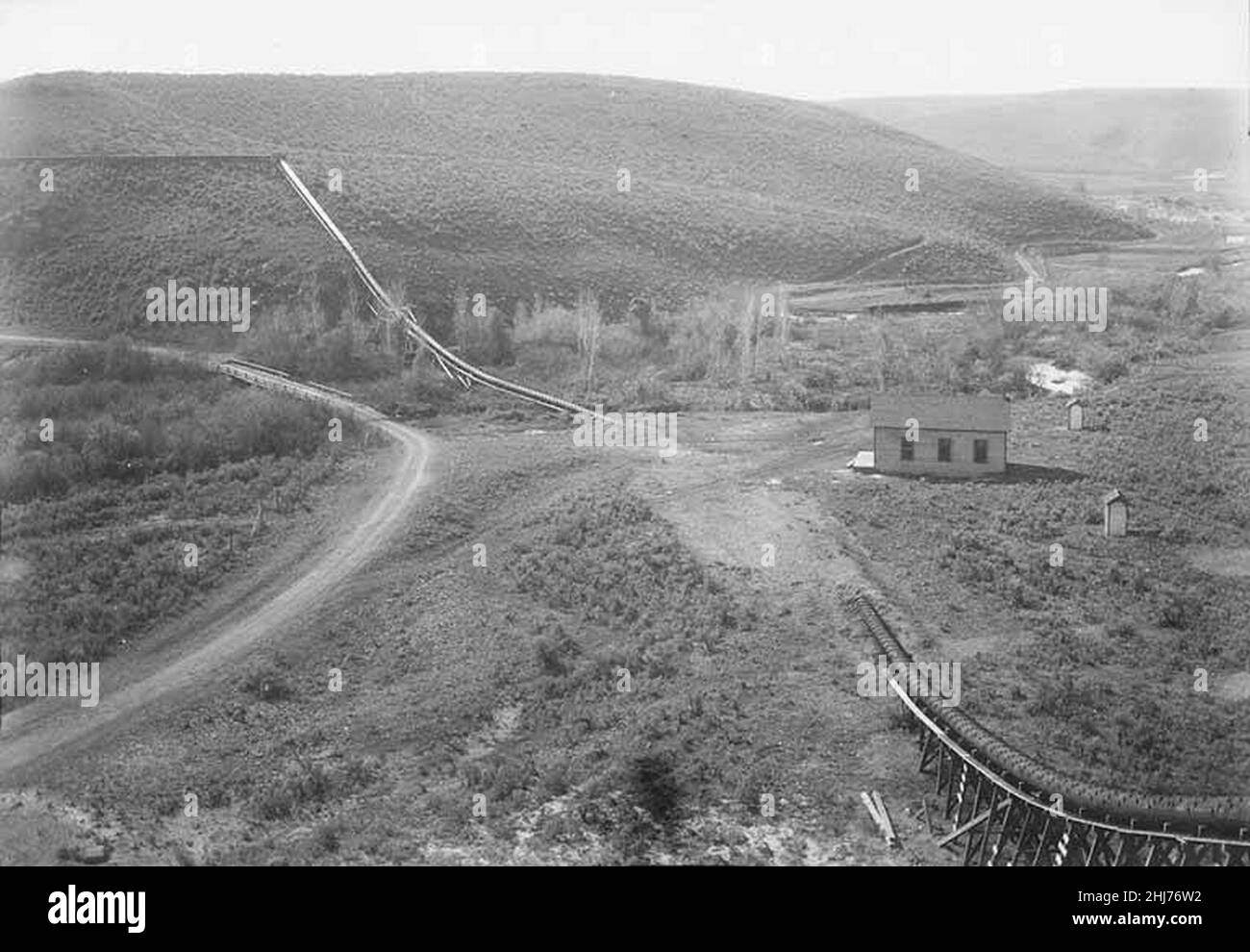 Syphon irrigation Black and White Stock Photos & Images - Alamy