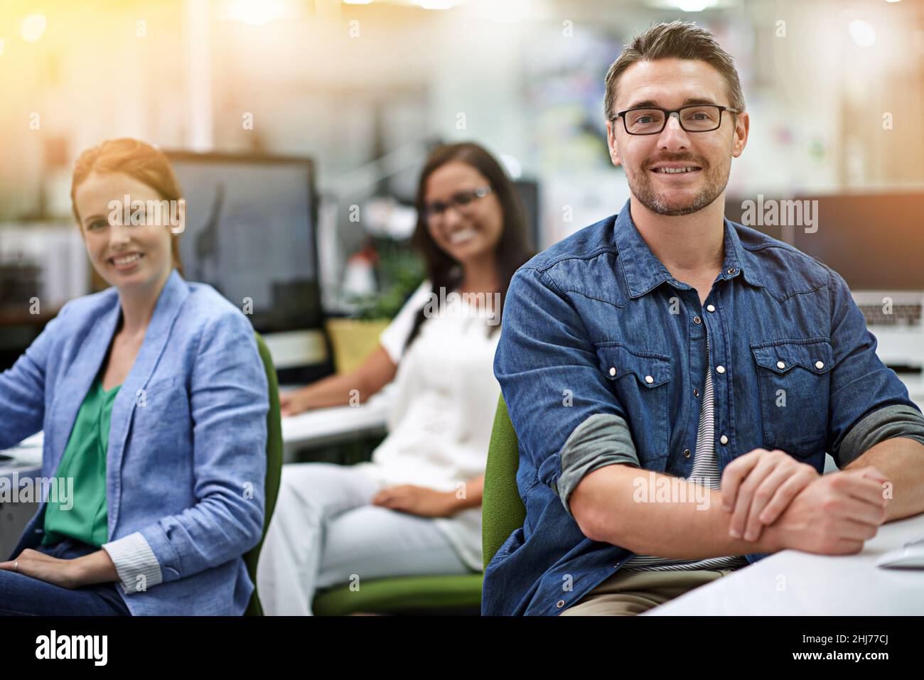 Trust us to get the job done Stock Photo - Alamy