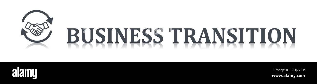 Illustration of a business transition concept Stock Photo - Alamy