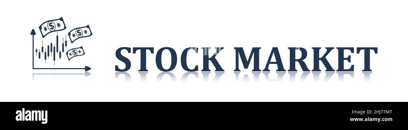 Illustration of a stock market concept Stock Photo - Alamy