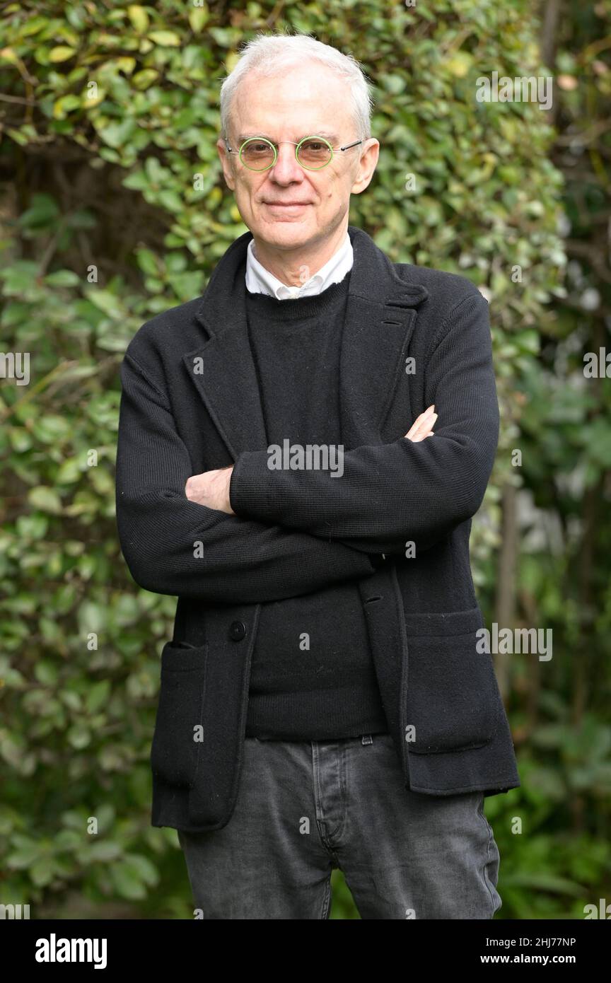 Daniele Luchetti attends the photocall of the Rai tv series L'amica ...
