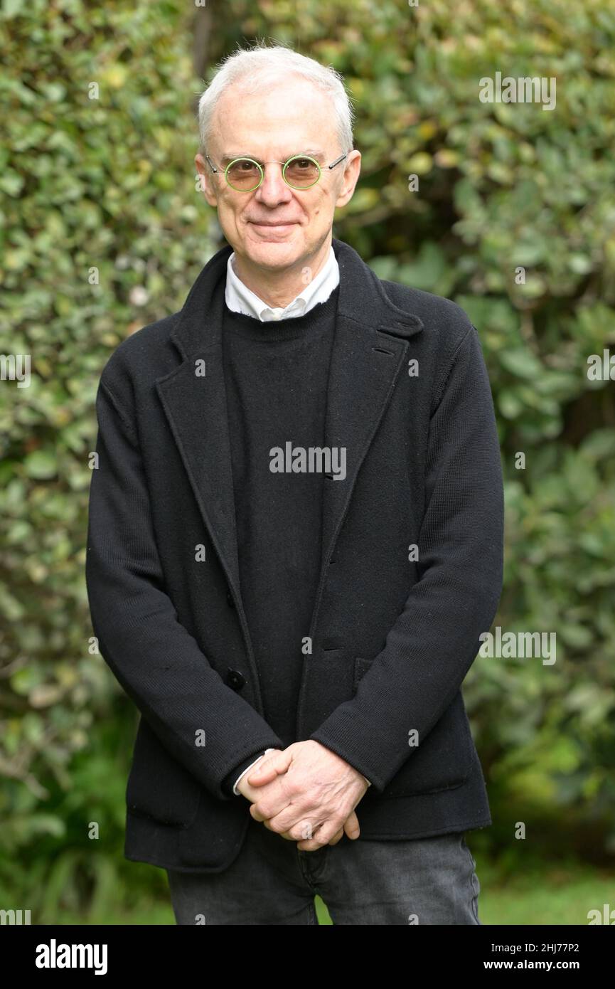 Daniele Luchetti attends the photocall of the Rai tv series L'amica ...