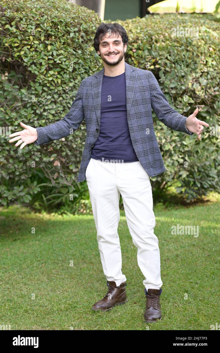 Matteo Cecchi attends the photocall of the Rai tv series L'amica ...