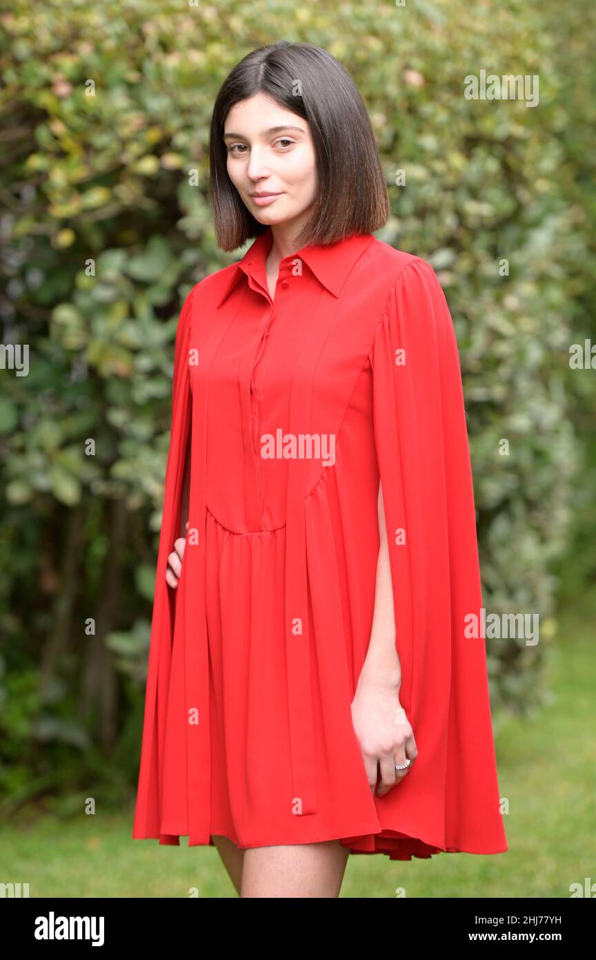 Gaia Girace attends at the photocall of the Rai tv series L'amica ...