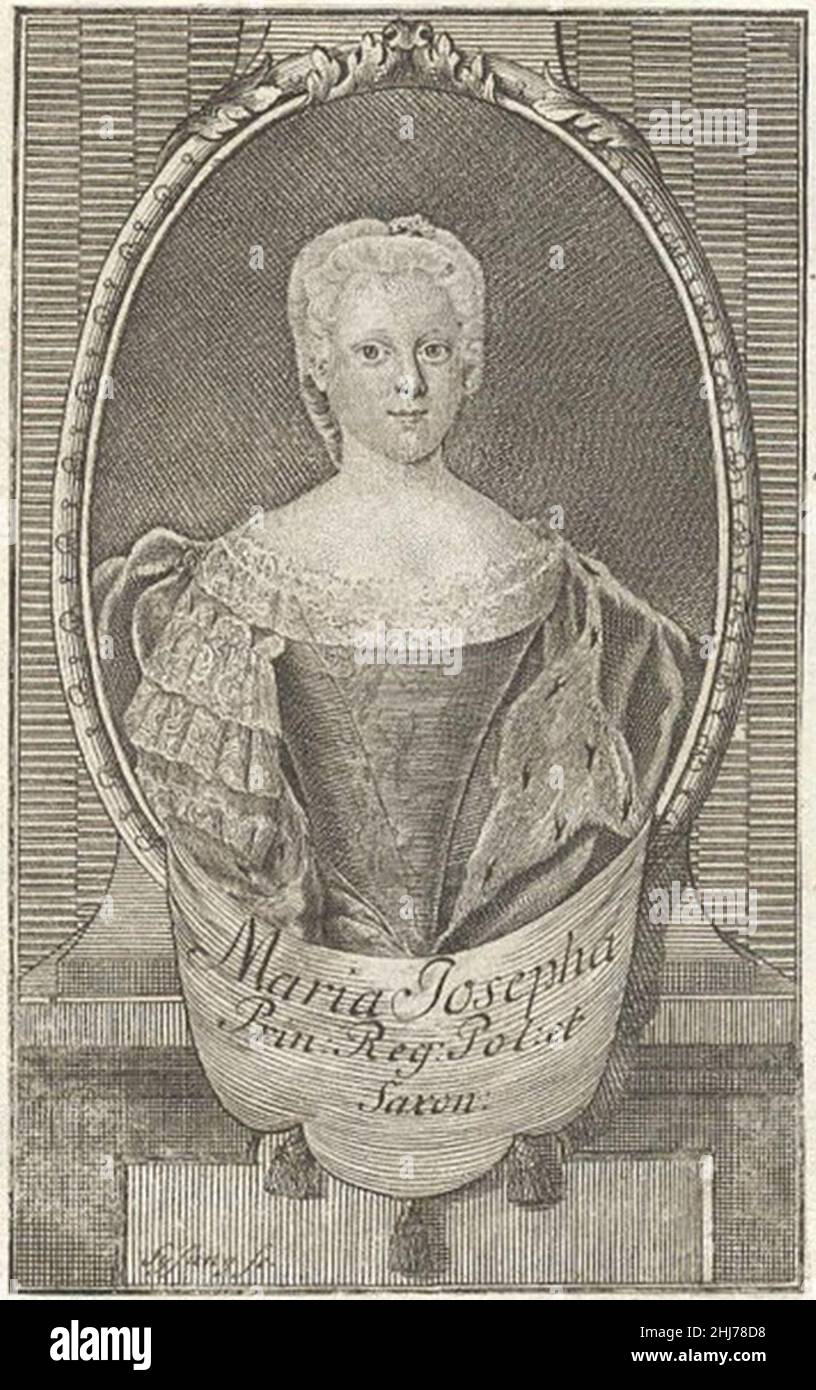 Maria josepha austria queen poland hi-res stock photography and images ...