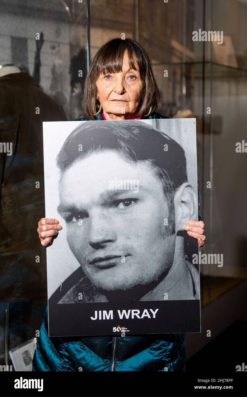 Margaret Wray, sister of Jim Wray who was killed on Bloody Sunday in ...