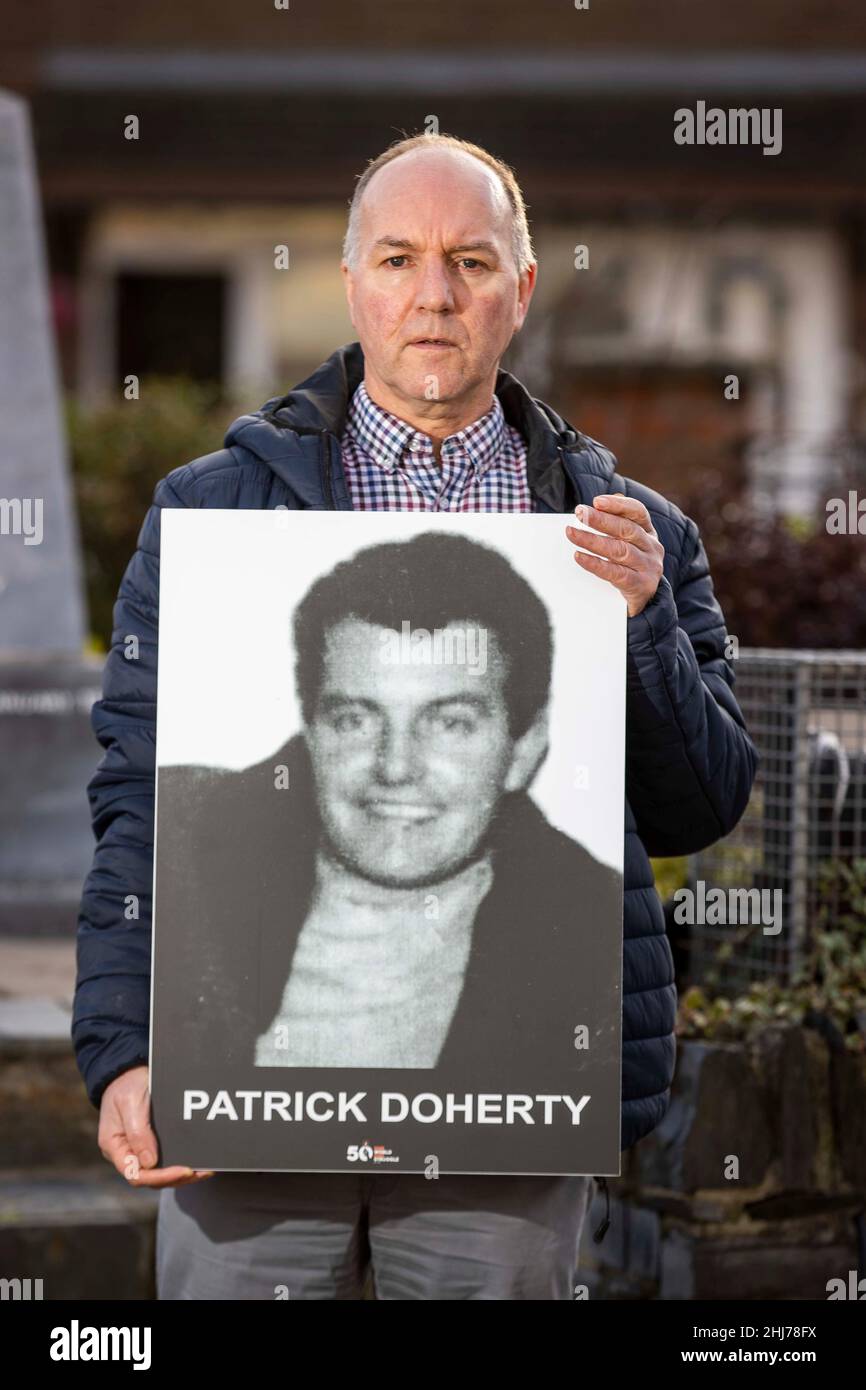 Tony Doherty son of Patrick Doherty who was killed on Bloody Sunday in ...