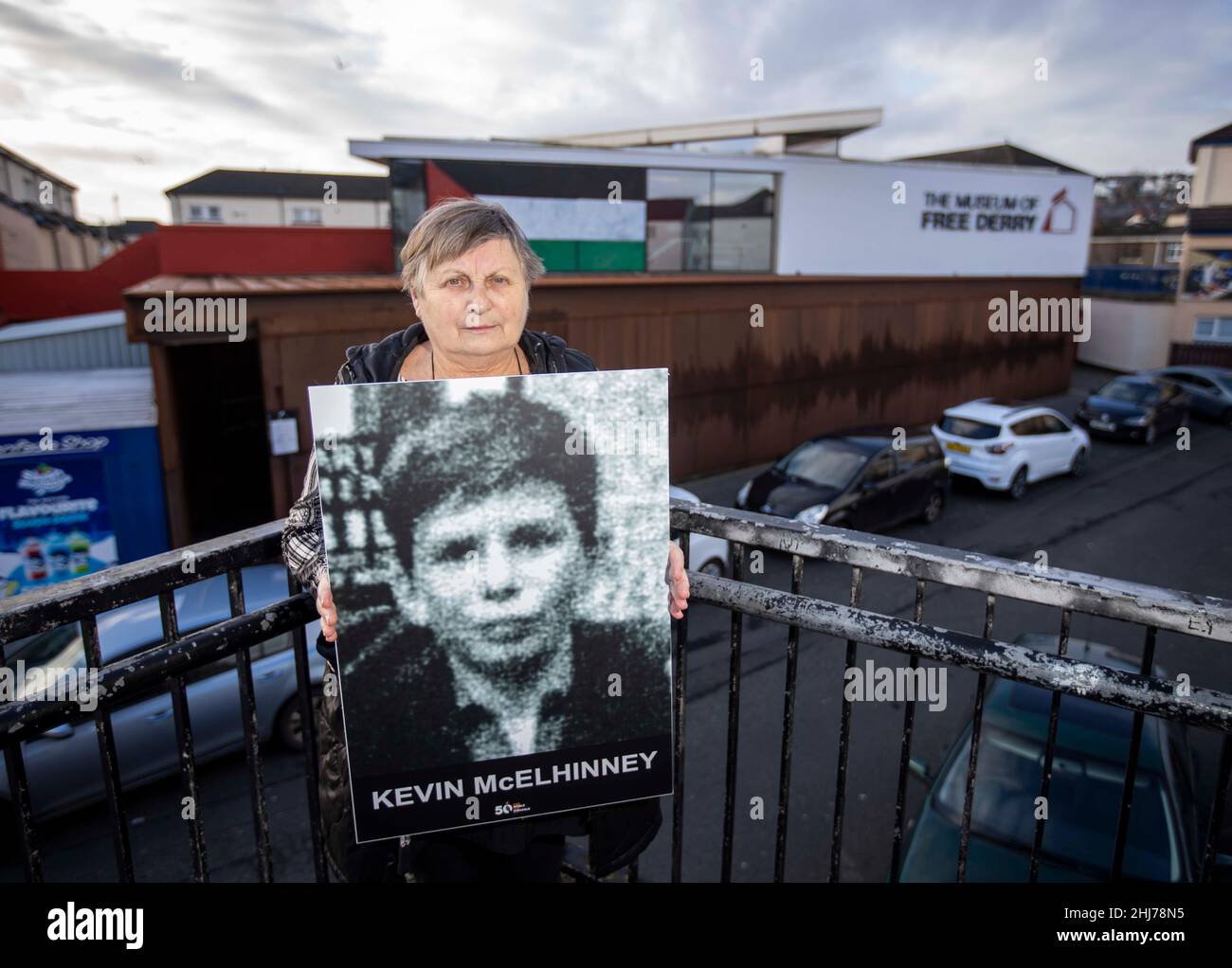 Jean Hegarty sister of Kevin McElhinney who was killed on Bloody Sunday ...
