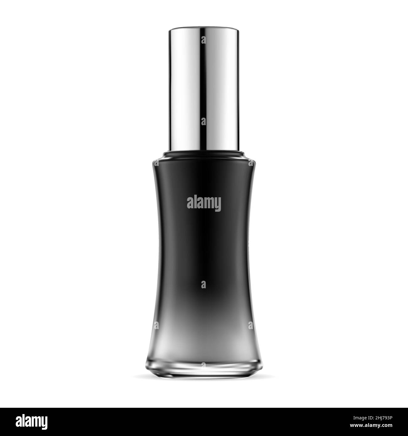 Face primer dropper bottle. Nail polish bottl, isolated glass mockup ...