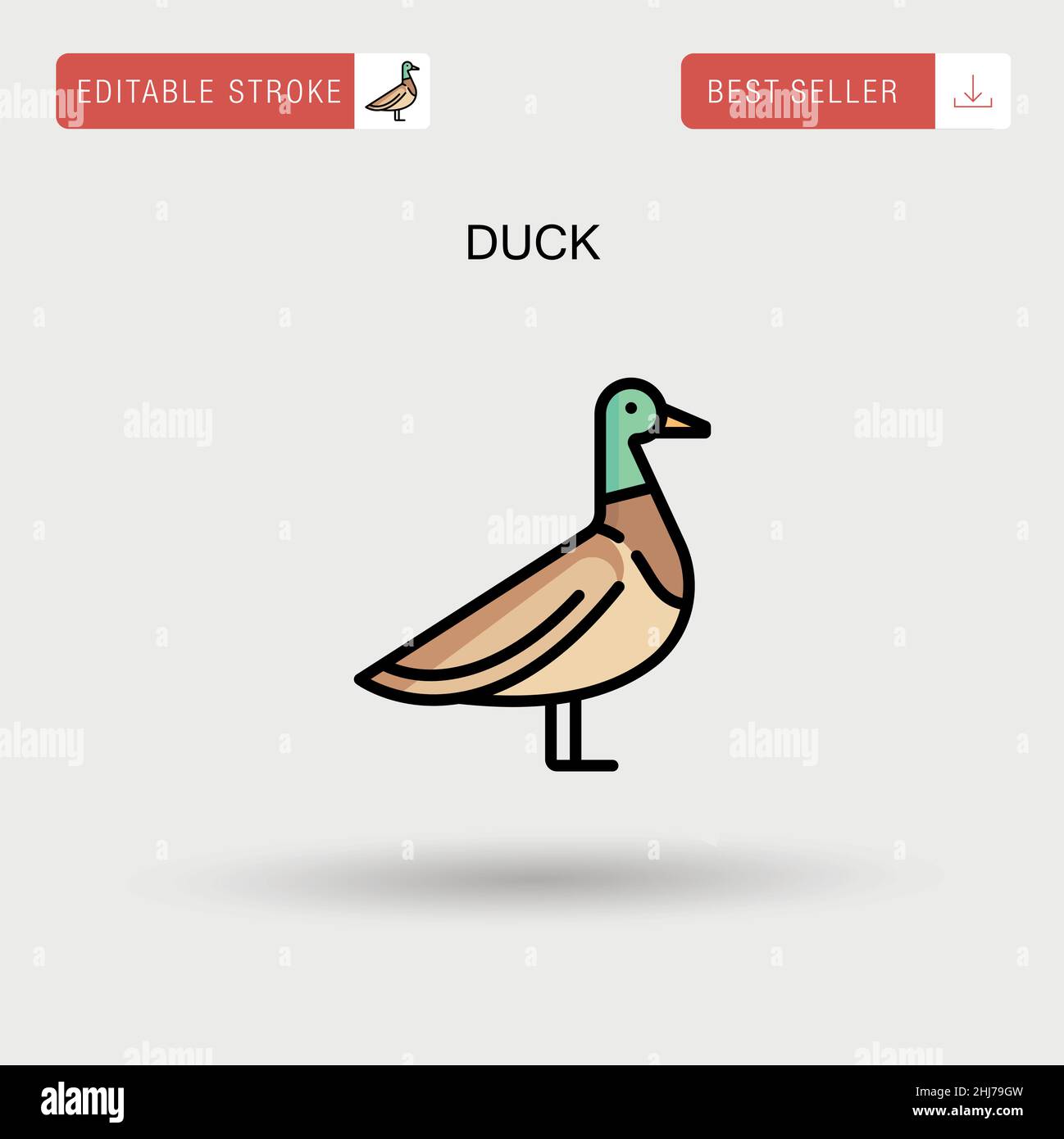 Mallard water Stock Vector Images - Alamy