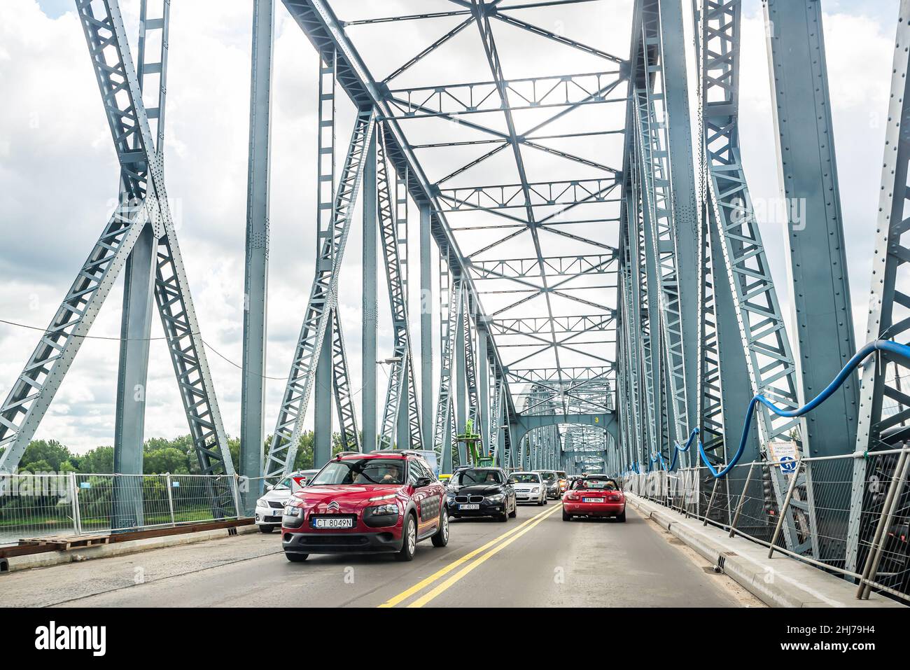 Torun, Poland - August 11, 2021. Reconstruction of Jozef Pilsudski ...