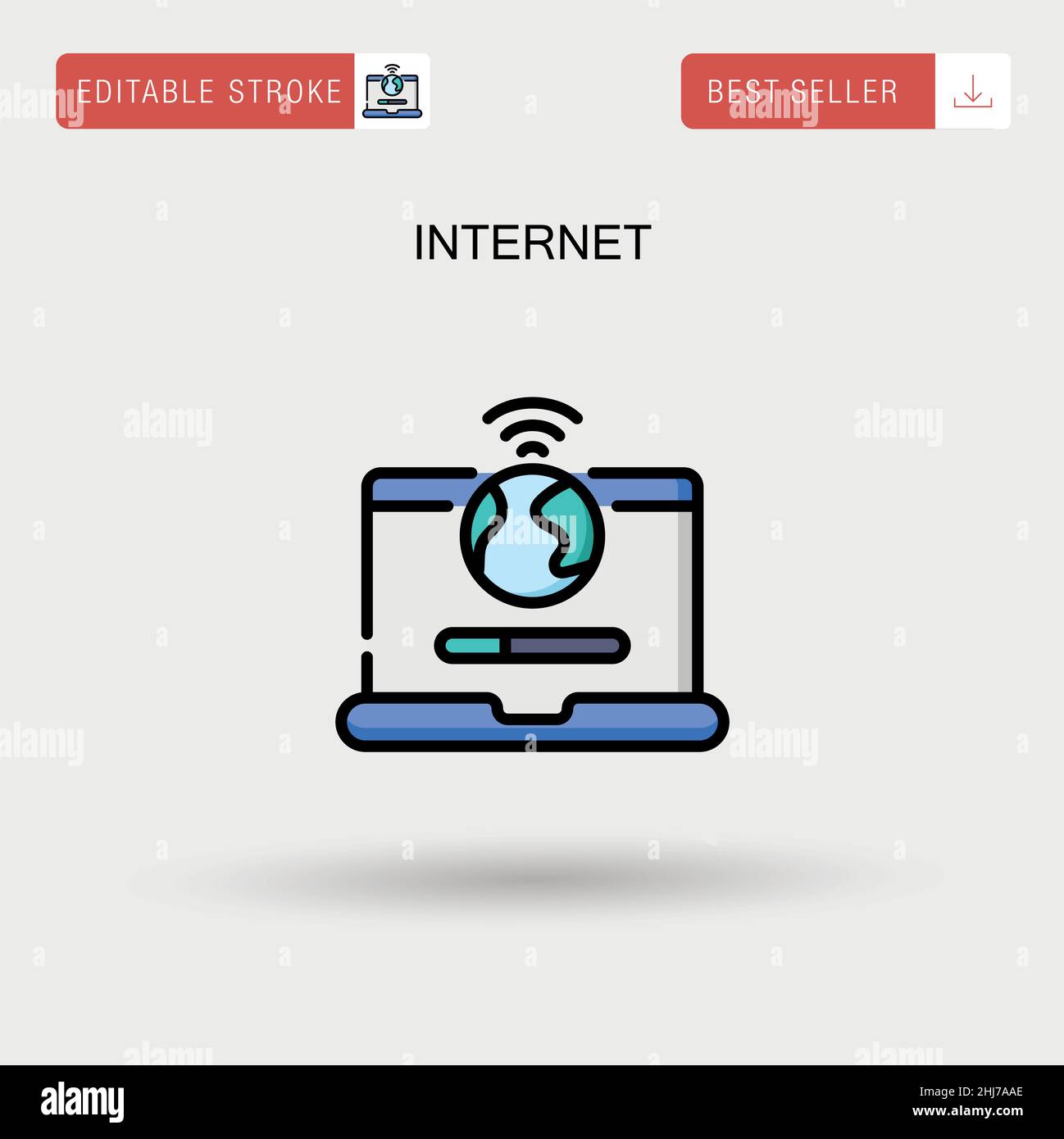 Internet Simple vector icon Stock Vector Image & Art - Alamy