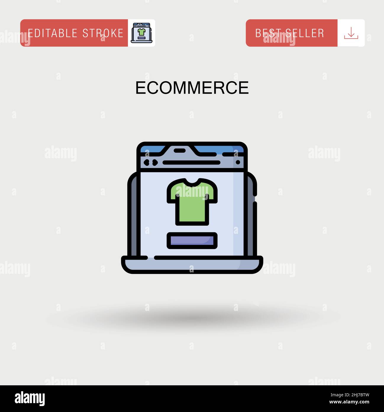 Ecommerce Simple vector icon Stock Vector Image & Art - Alamy