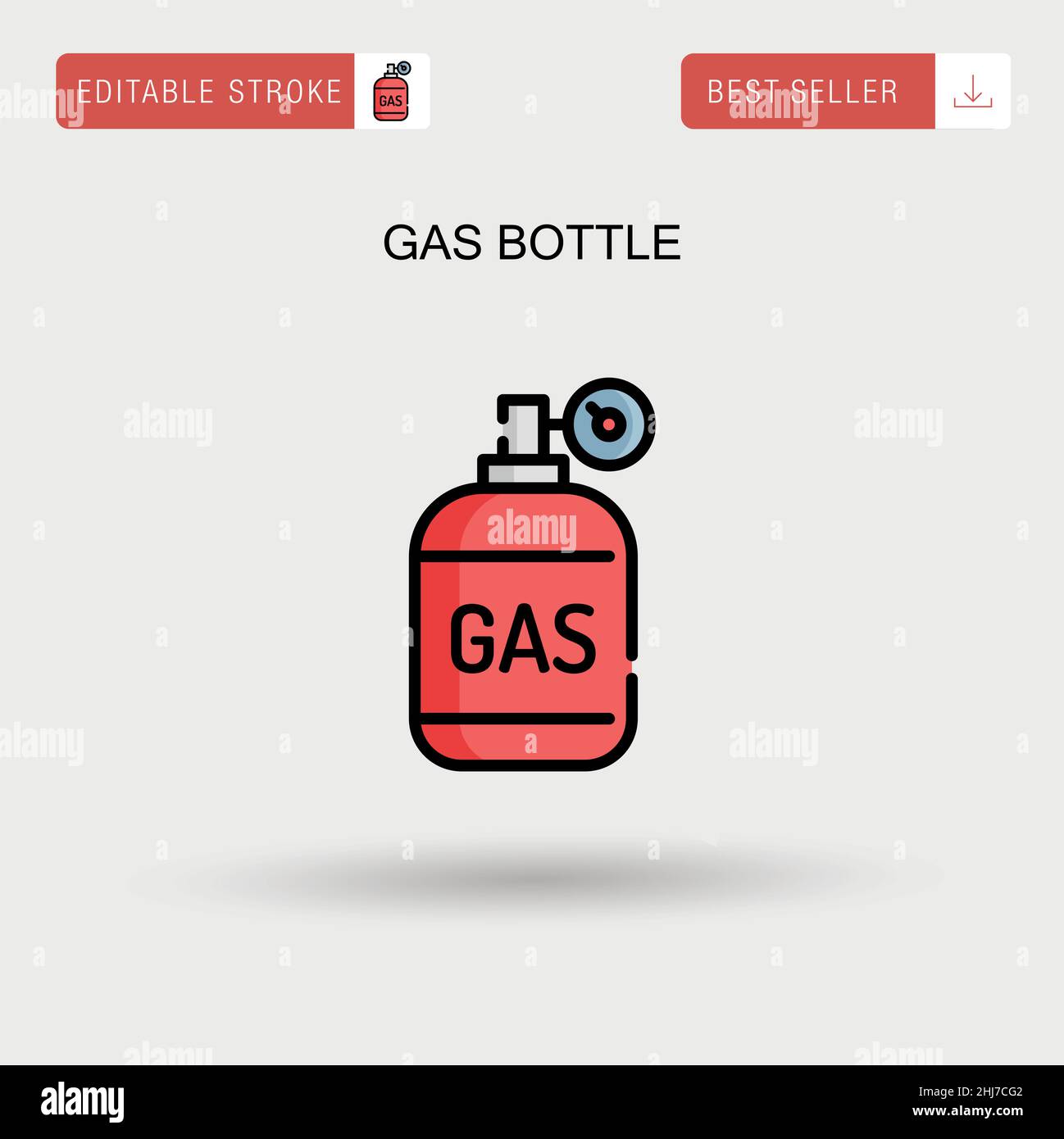 Butane bottle Stock Vector Images - Alamy