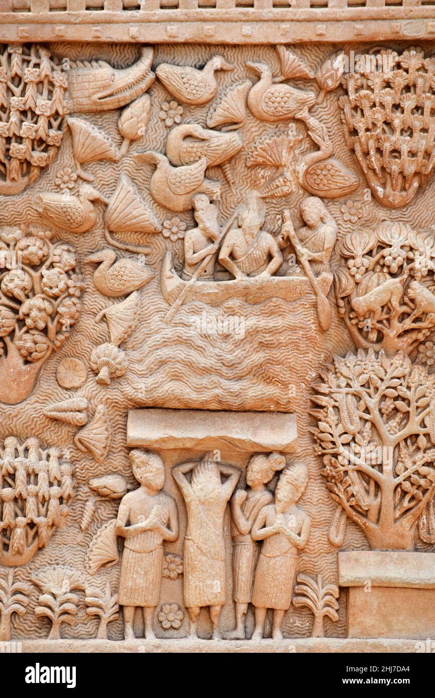 Ashoka pillar at sanchi hi-res stock photography and images - Alamy