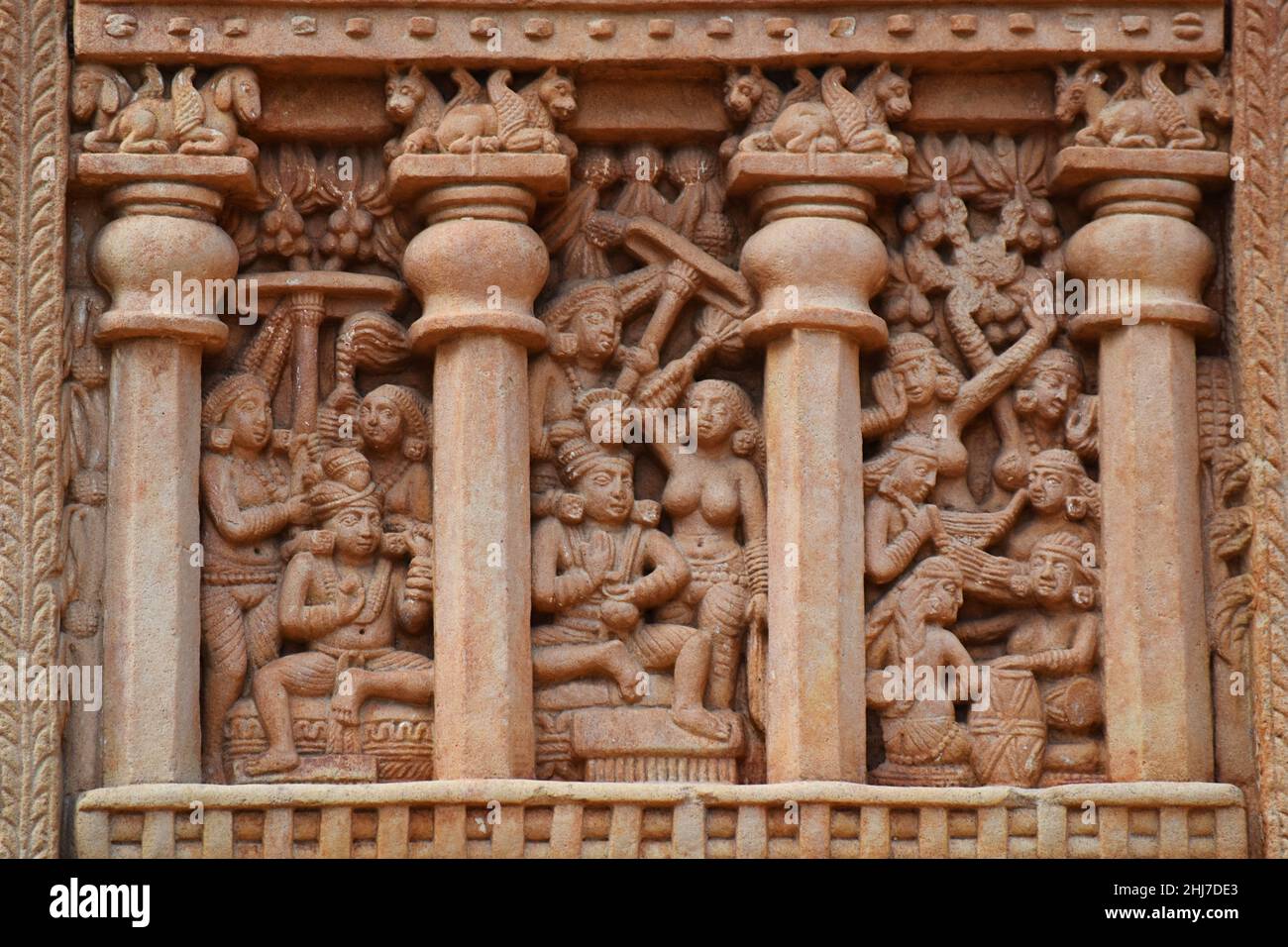 Stupa No 1, East Gateway, Right Pillar, Front Face: Panel 3. Depicts ...