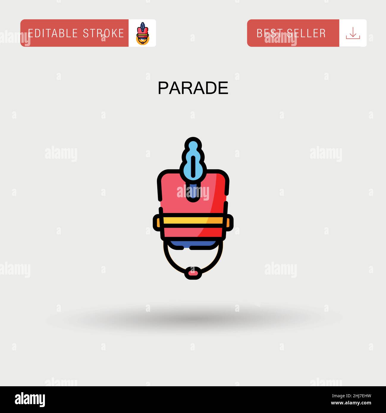 Parade Simple vector icon Stock Vector Image & Art - Alamy