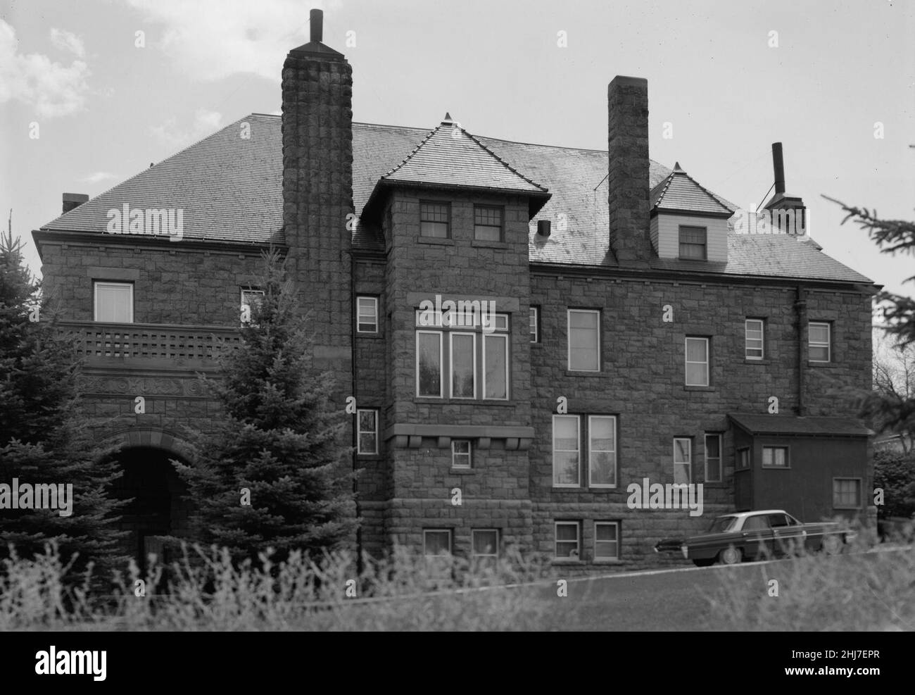 T.C. Power Mansion Stock Photo - Alamy