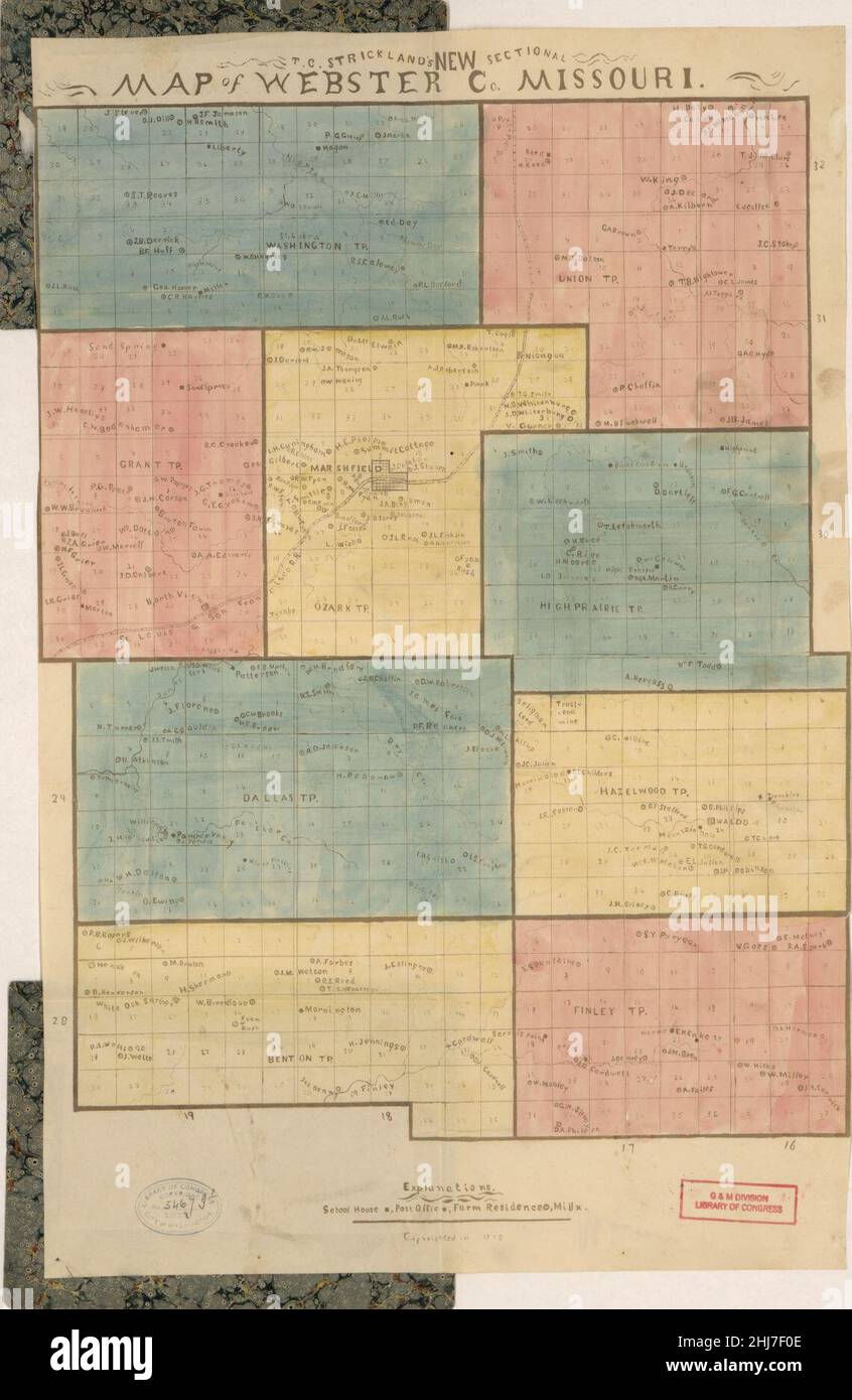 New sectional map hi-res stock photography and images - Alamy