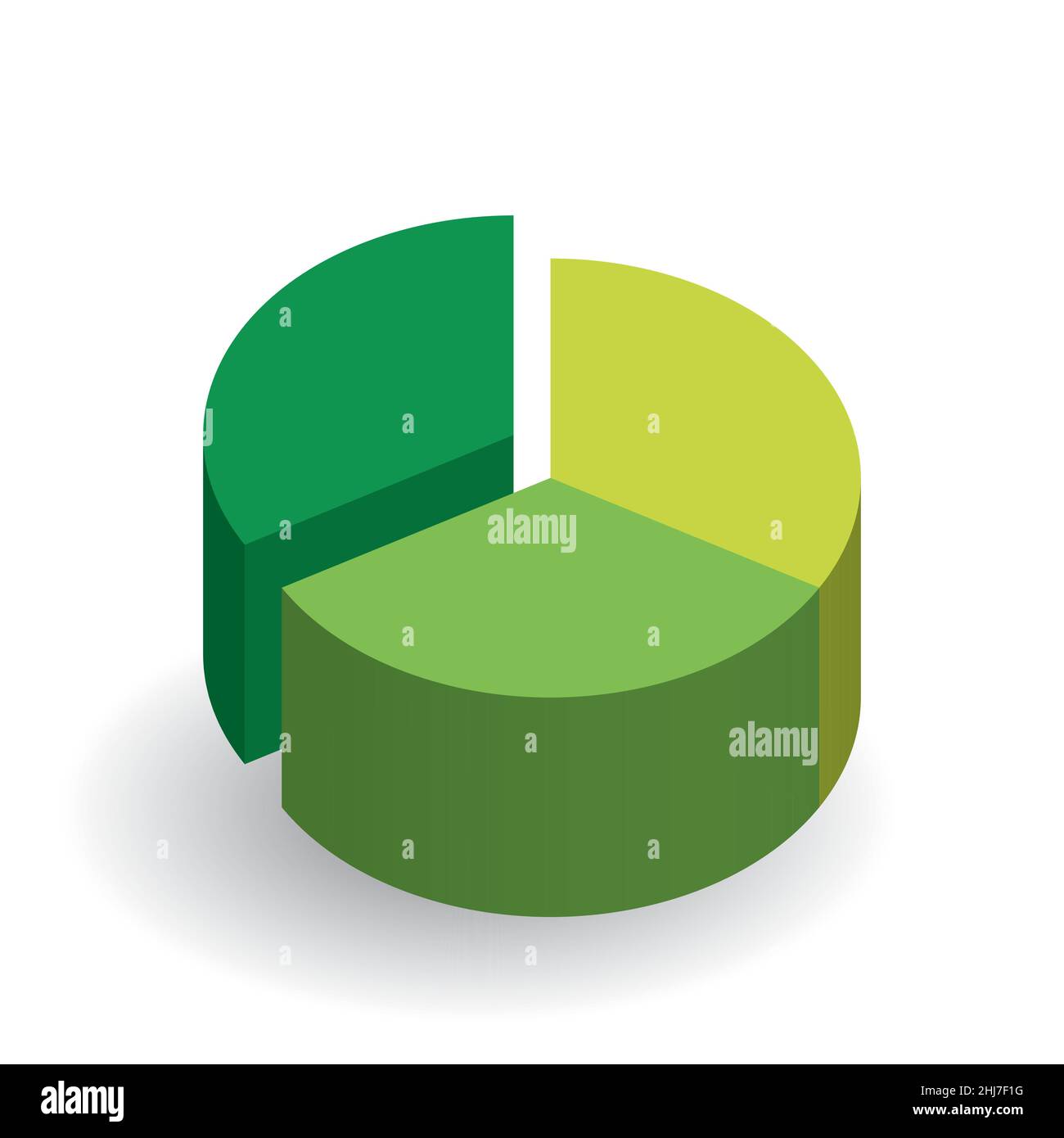 Green pie chart design element Stock Vector Image & Art - Alamy