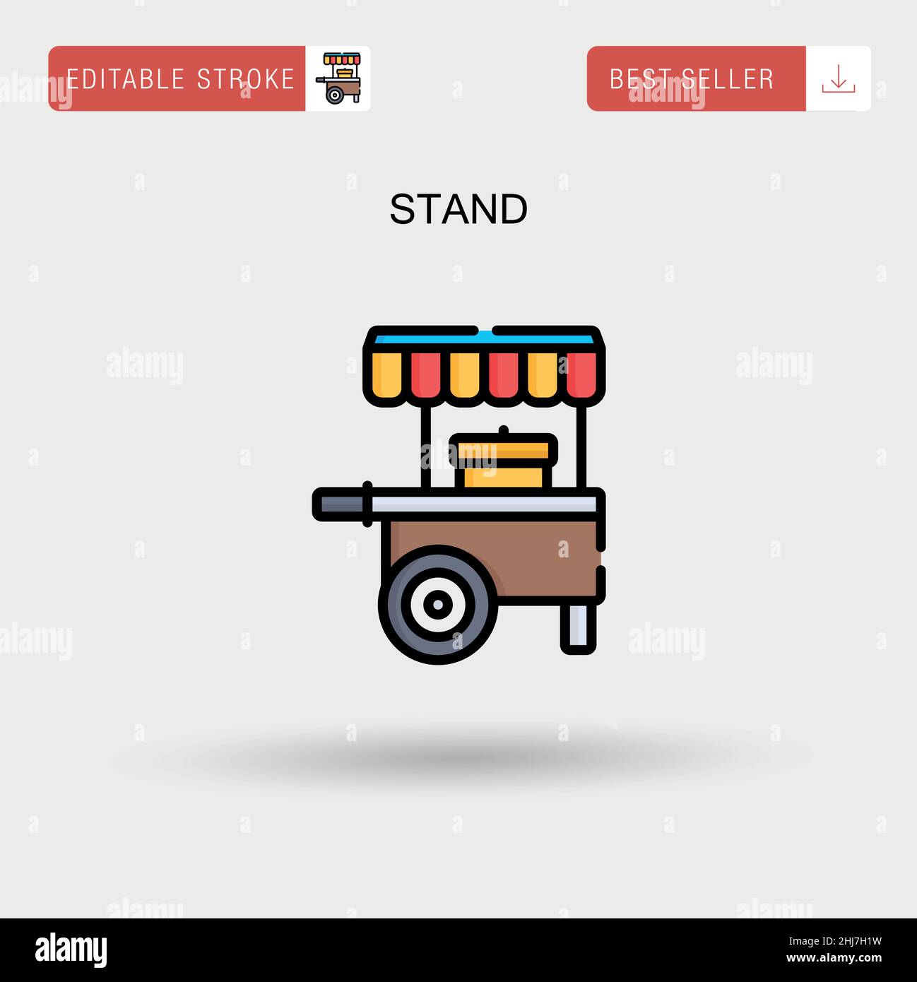 Stand Simple vector icon Stock Vector Image & Art - Alamy