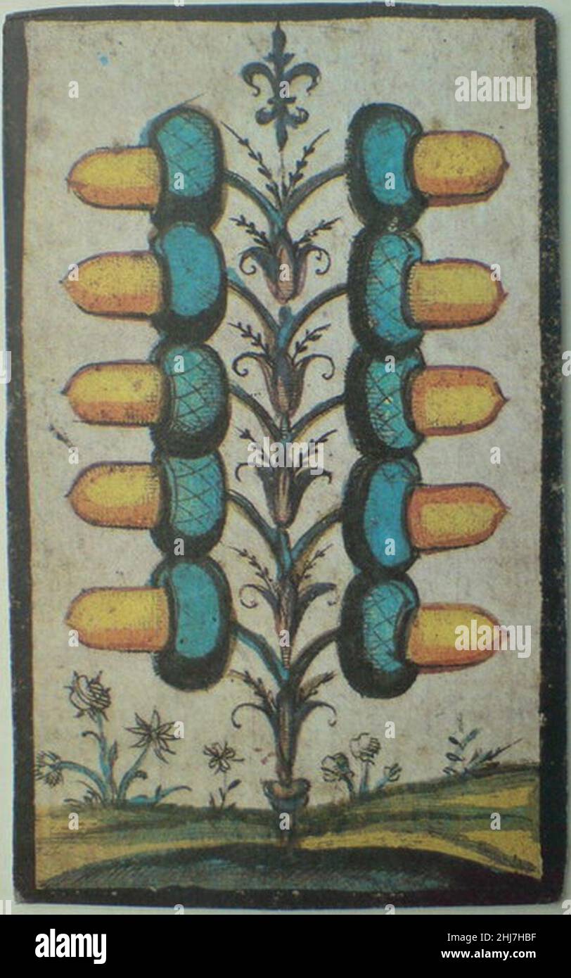 TA from 48 German Cards Stock Photo - Alamy