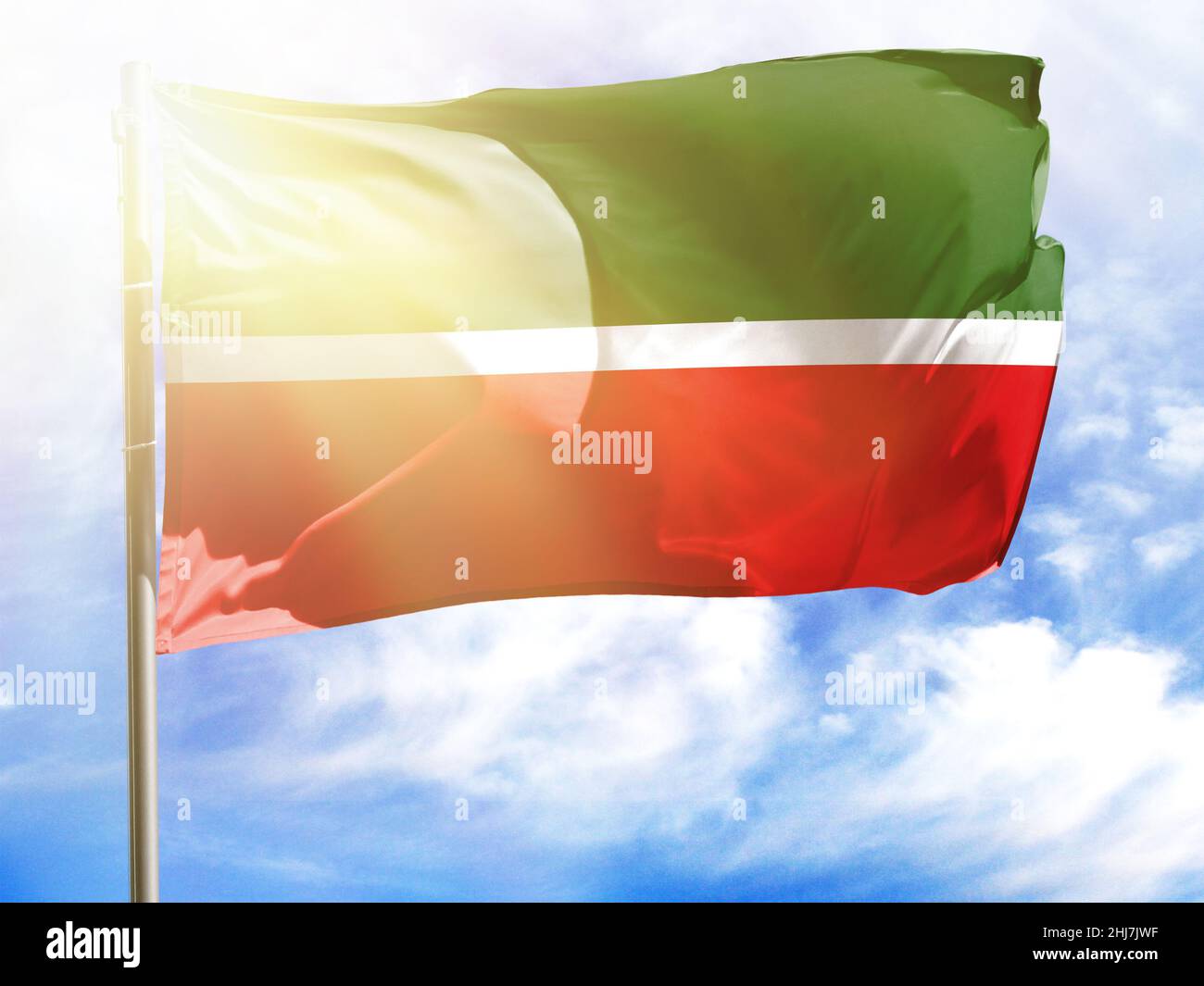 Flag of the republic of tatarstan hi-res stock photography and images ...