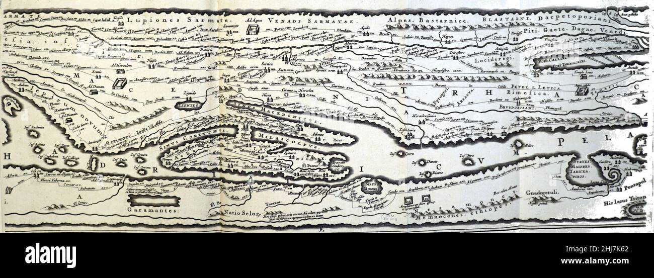 Peutinger table hi-res stock photography and images - Alamy