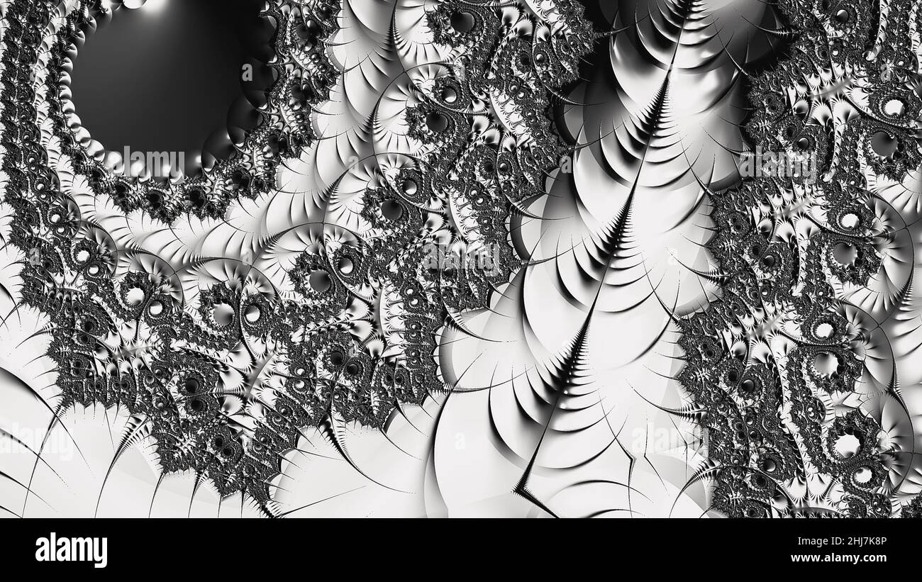 Abstract Computer generated Fractal design. A fractal is a never-ending pattern. Fractals are ...